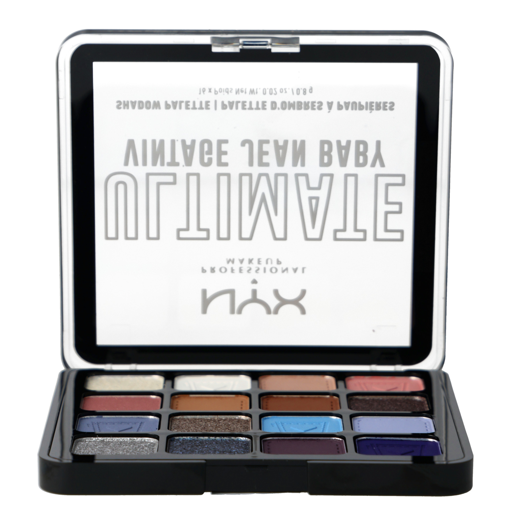 Kjøp Ultimate Shadow Palette 16 Pan 01W Vintage Jean Baby - NYX ...