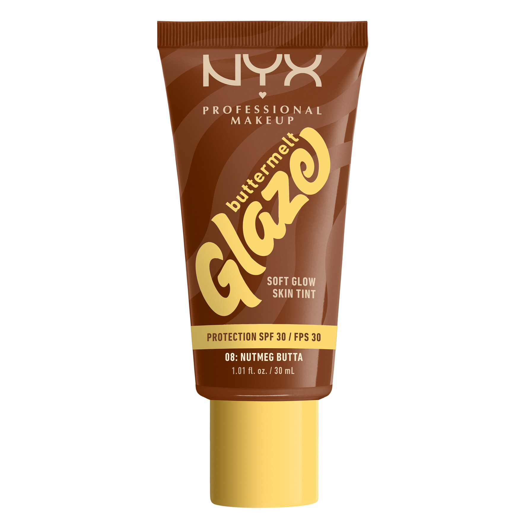 Køb Buttermelt Glaze Foundation 08 Nutmeg Butta fra NYX PROFESSIONAL ...
