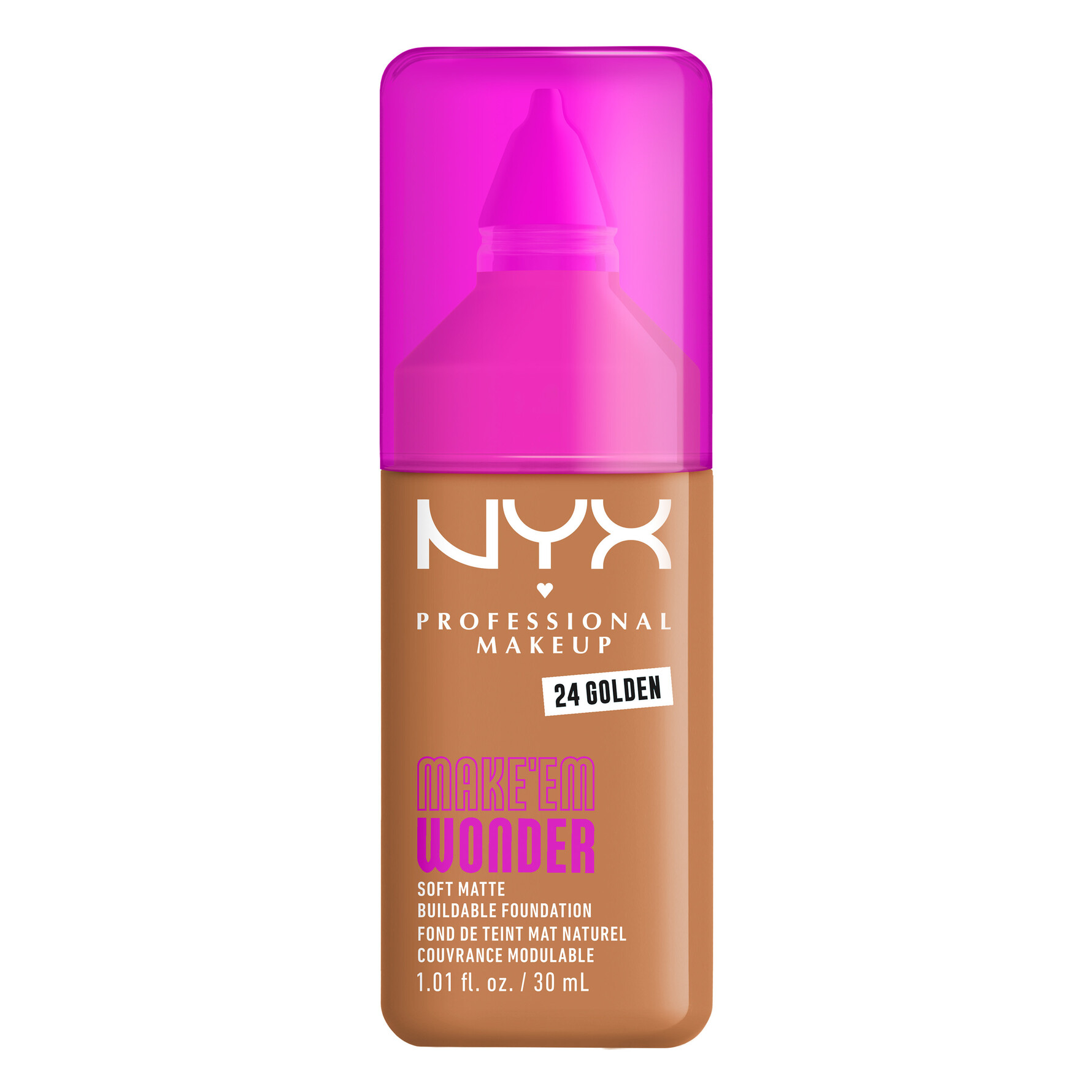 Køb Make Em Wonder Foundation 24 Golden fra NYX PROFESSIONAL MAKEUP - Matas