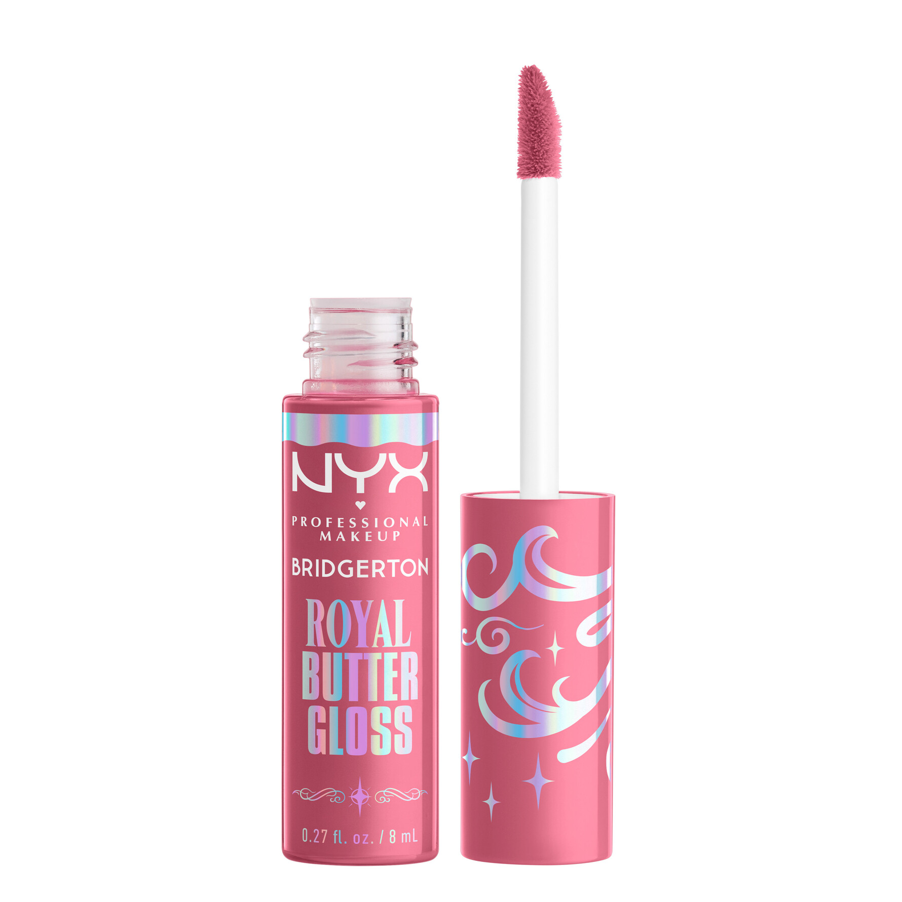 Køb Bridgerton Royal Butter Gloss Lipgloss 1 Angel Food Cake fra NYX ...