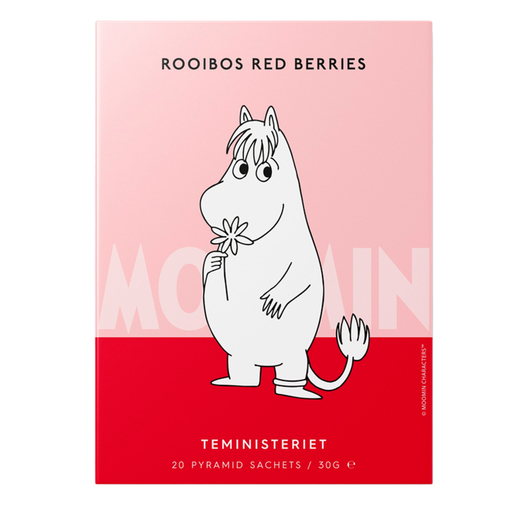 Køb Moomin Tea 20 breve Rooibos Red Berries fra Teministeriet - Matas