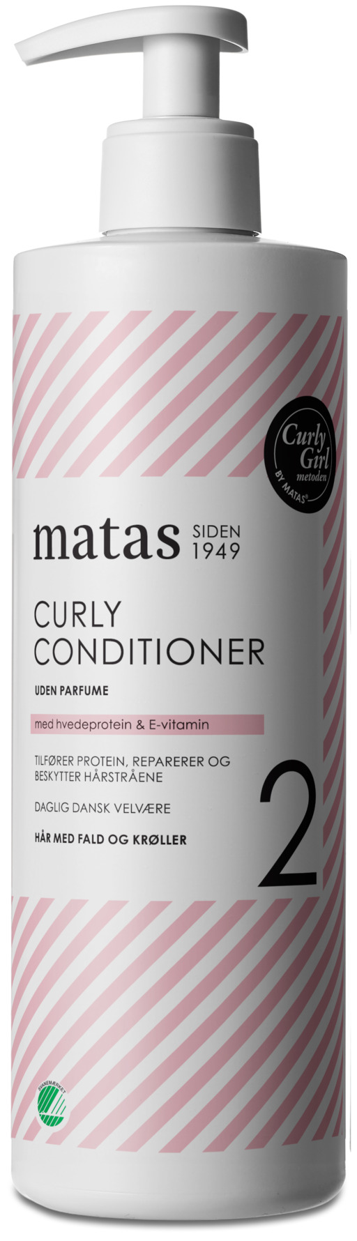 Køb Curly Conditioner Uden Parfume 500 ml fra Matas Striber - Matas