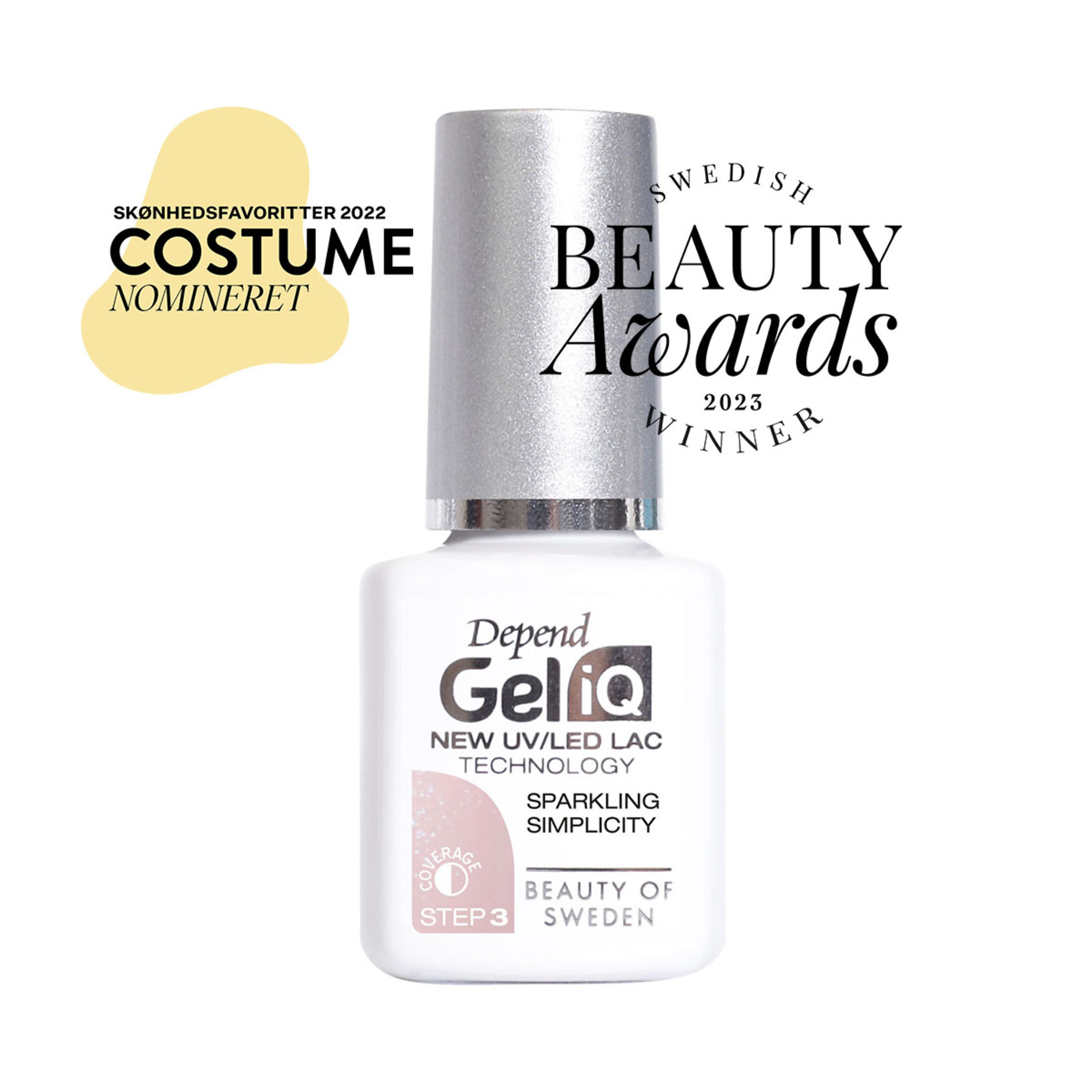 Køb Gel iQ Polish, Step 3 Sparkling Simplicity fra Depend - Matas