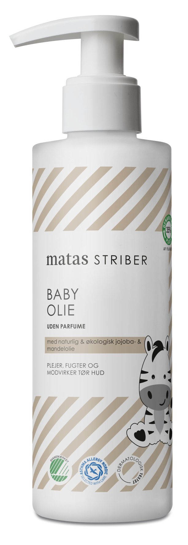 Køb Baby Olie Uden Parfume fra Matas Striber - Matas
