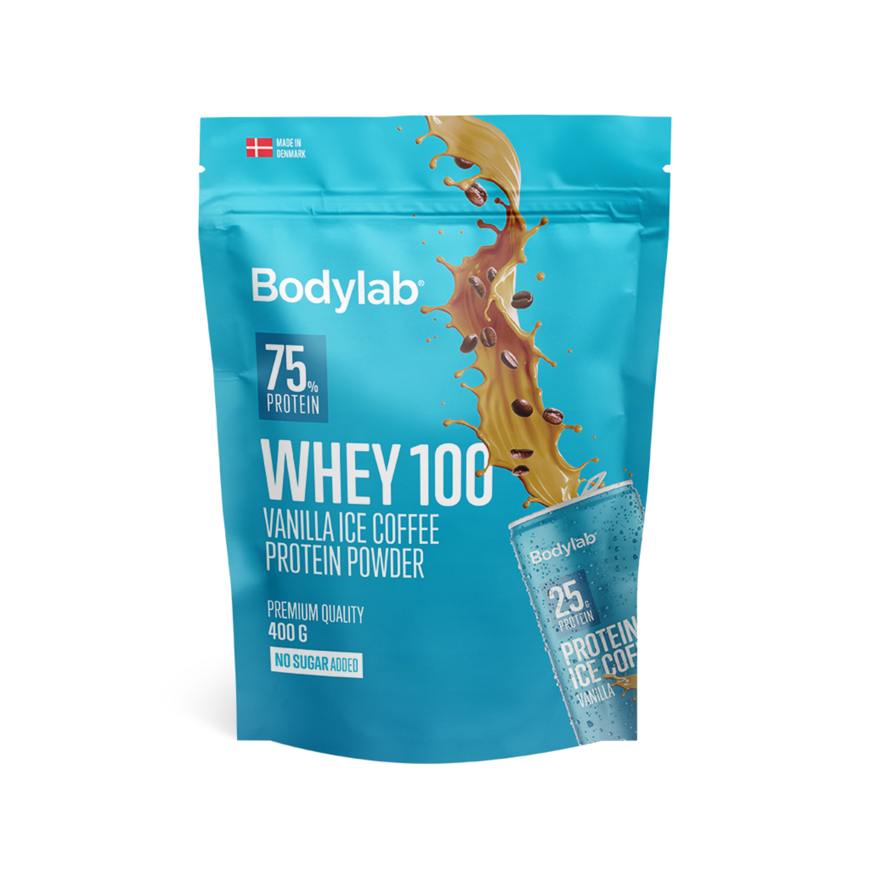 Køb Whey 100 Proteinpulver 400 g Vanilla Ice Coffee 400 g fra Bodylab ...