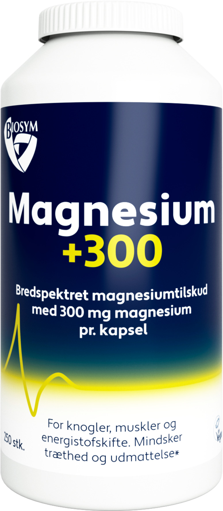 Køb Magnesium+300 250 kaps fra Biosym - Matas