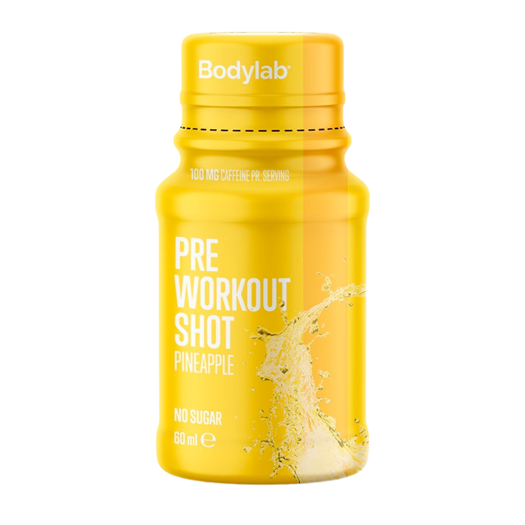 Køb Pre Workout Shot Pineapple 60 ml fra Bodylab - Matas