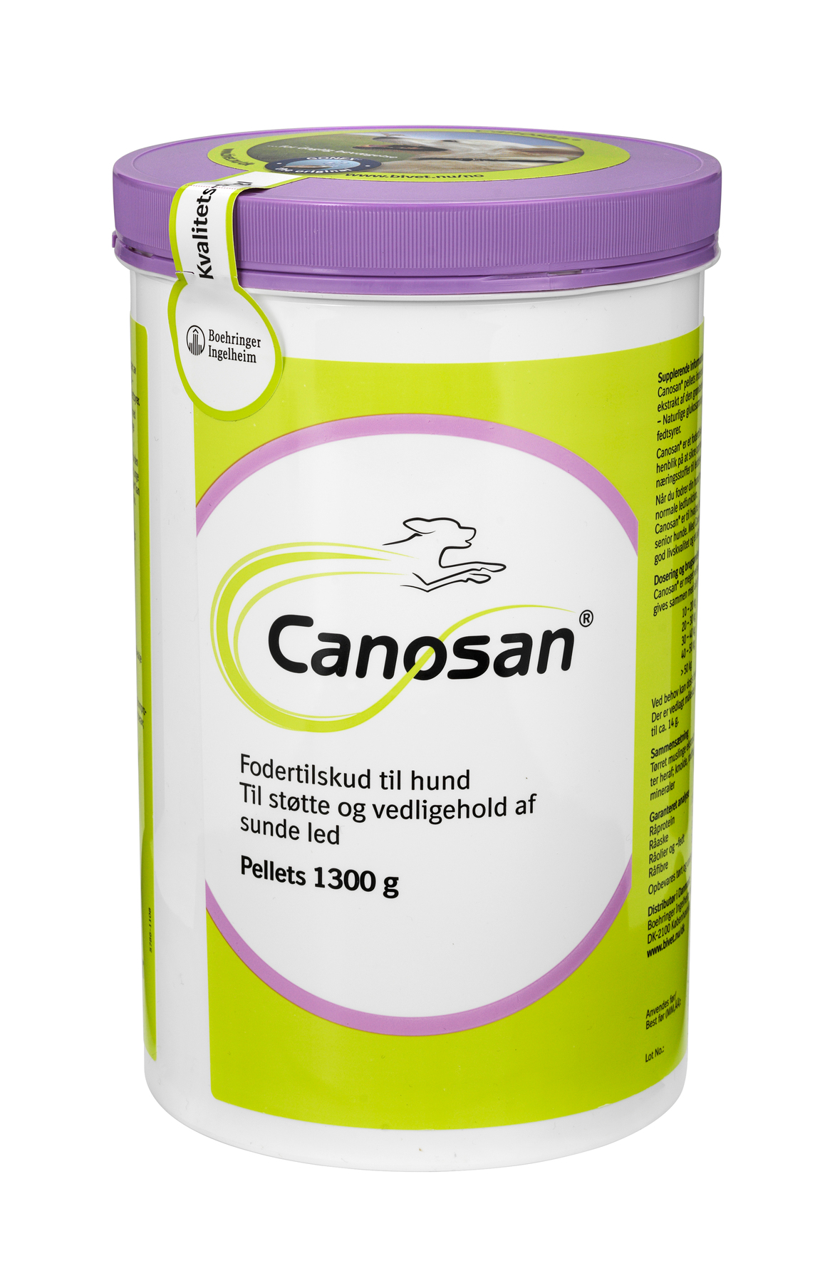 Køb Pellets Hund 4% 1300 g fra Canosan - Matas
