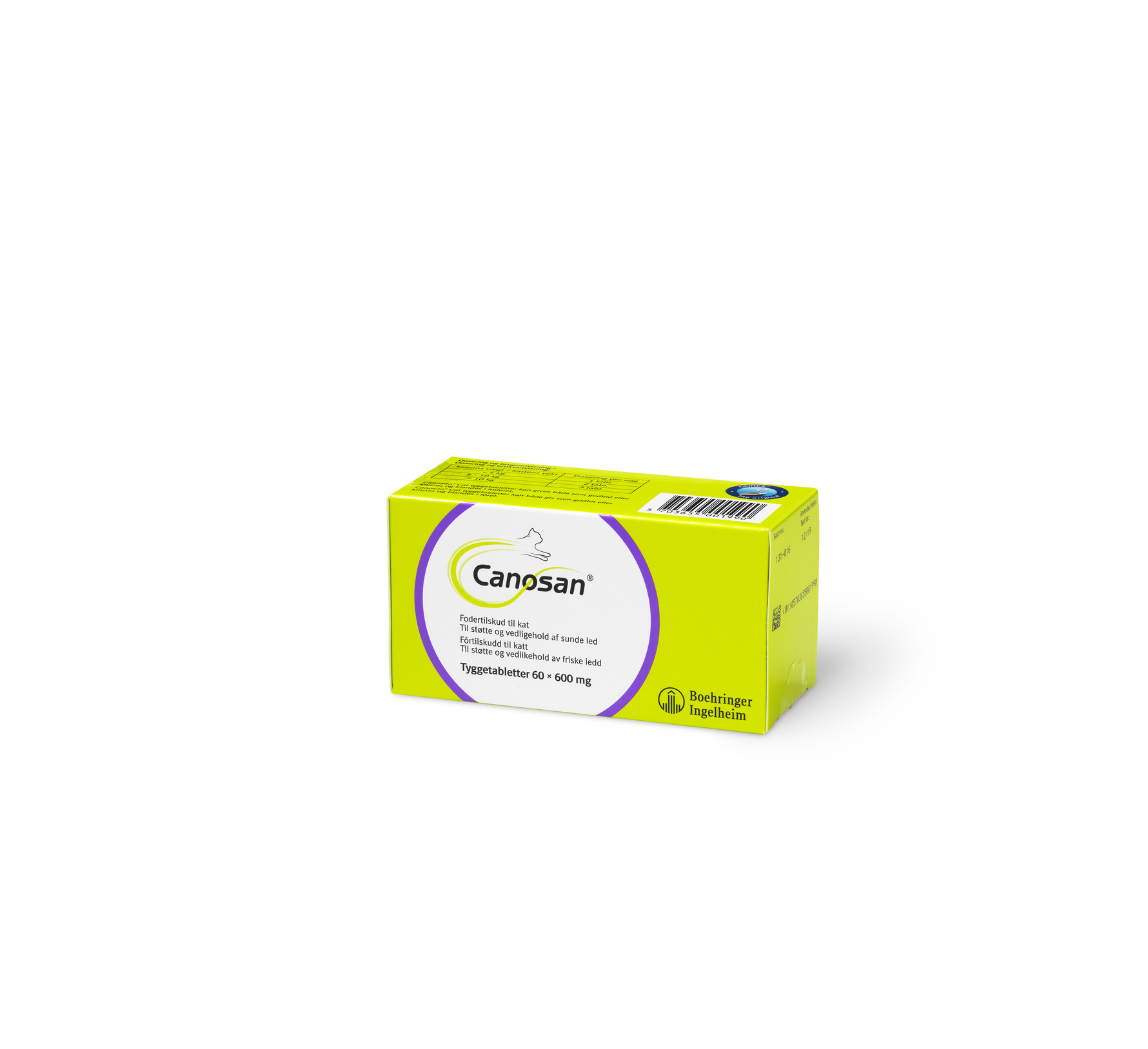 Køb Tyggetabletter Kat 600 mg 60 stk fra Canosan - Matas