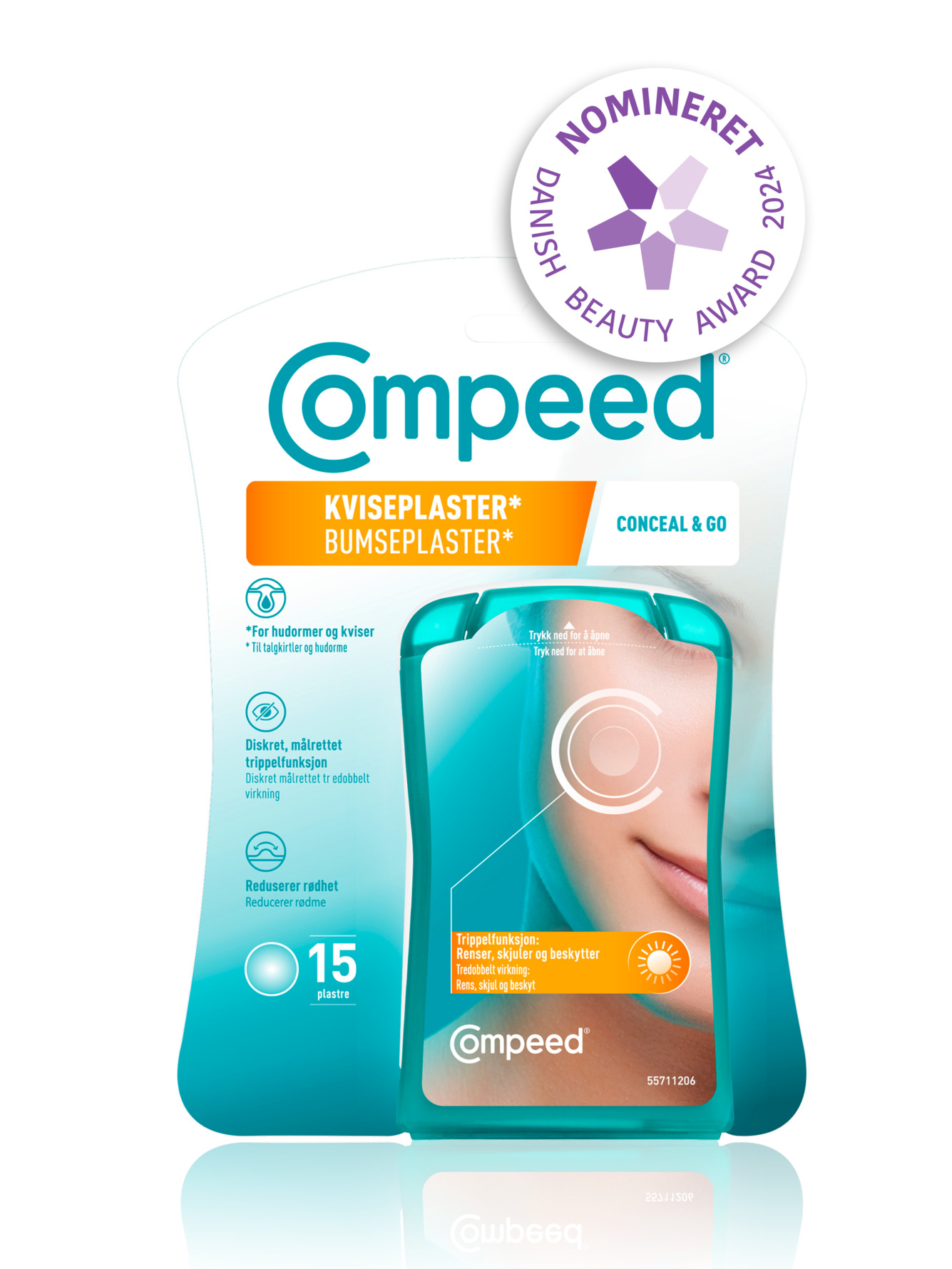 Køb Bumseplaster Conceal & Go 15 stk fra Compeed - Matas