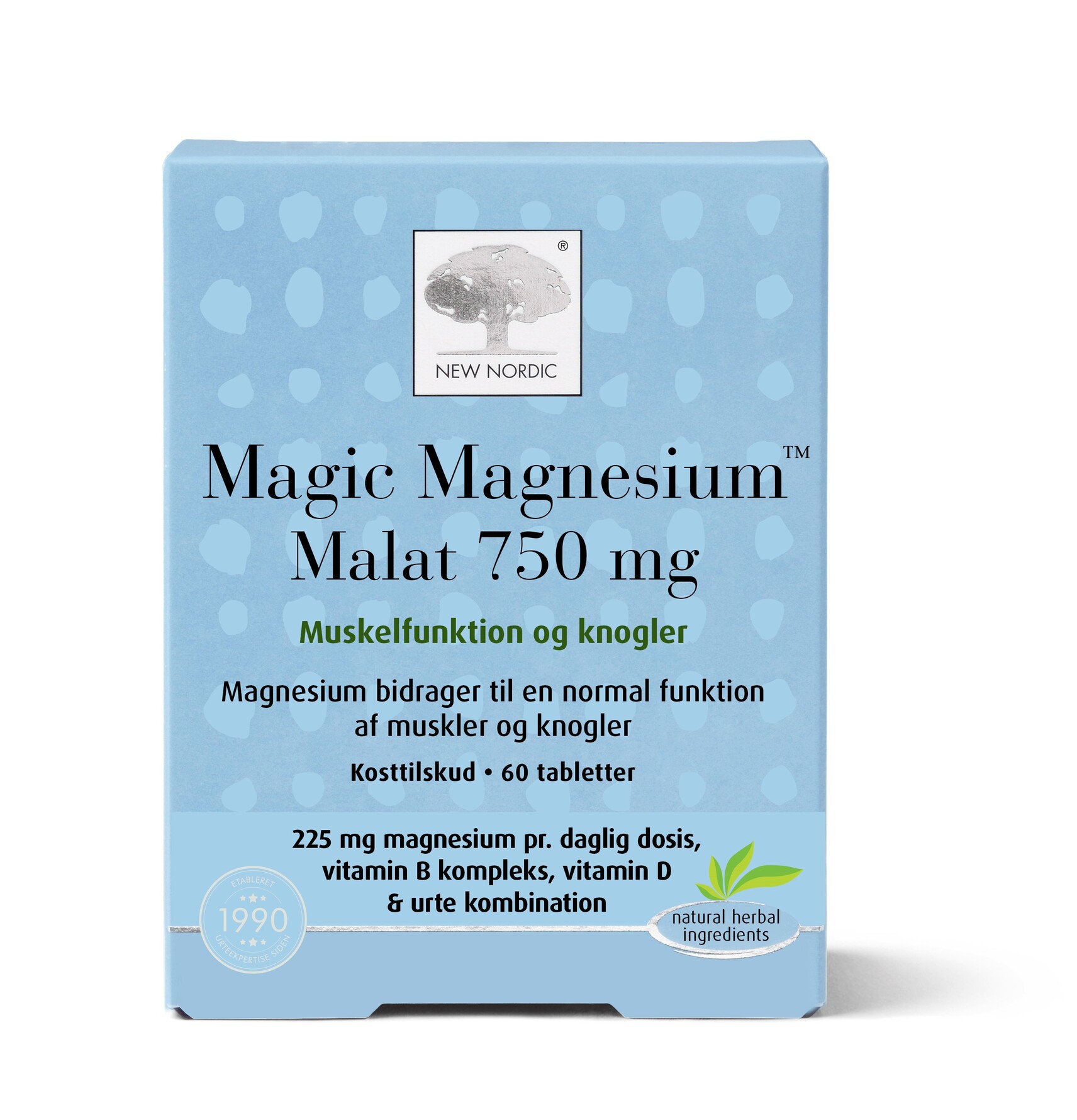 Køb Magic Magnesium Malate 60 tabl. fra New Nordic - Matas