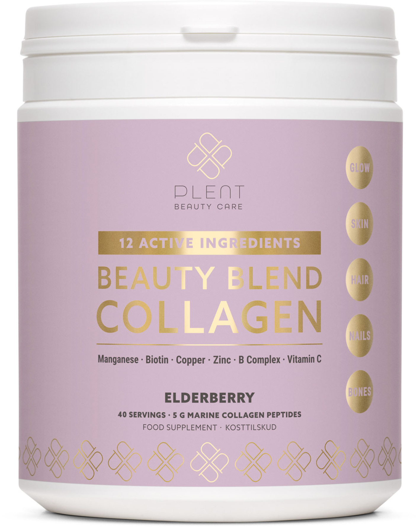 Køb Beauty Blend Collagen 40 portioner fra Plent - Matas
