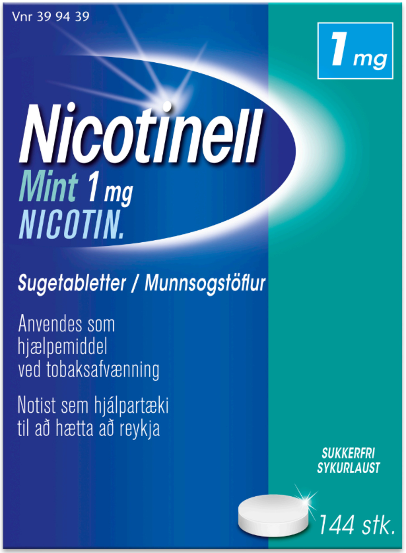 Køb Mint Sugetablet 1 mg 144 stk fra Nicotinell - Matas