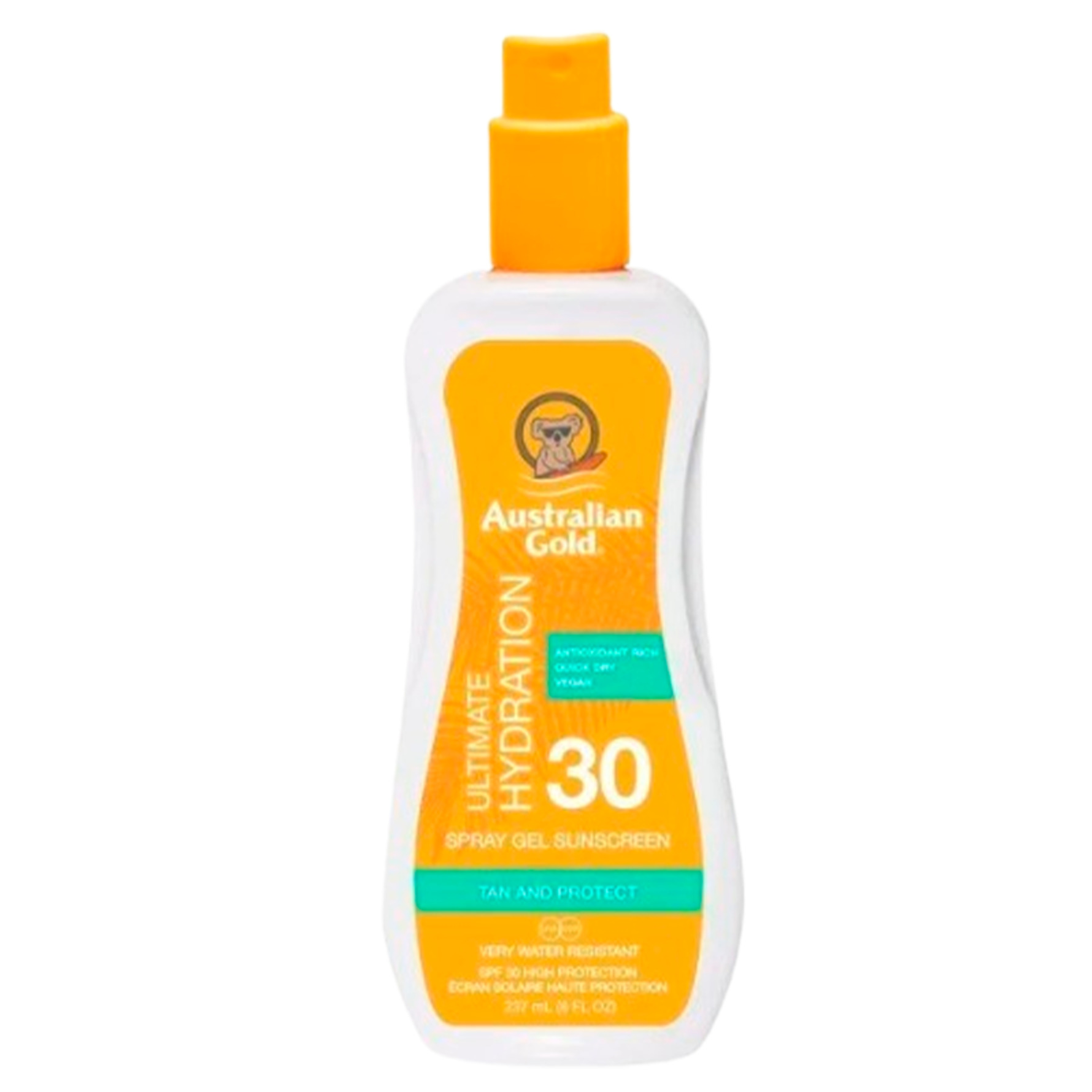 Køb Solcreme Ultimate Hydration Gel Spray SPF 30 237 ml fra Australian ...