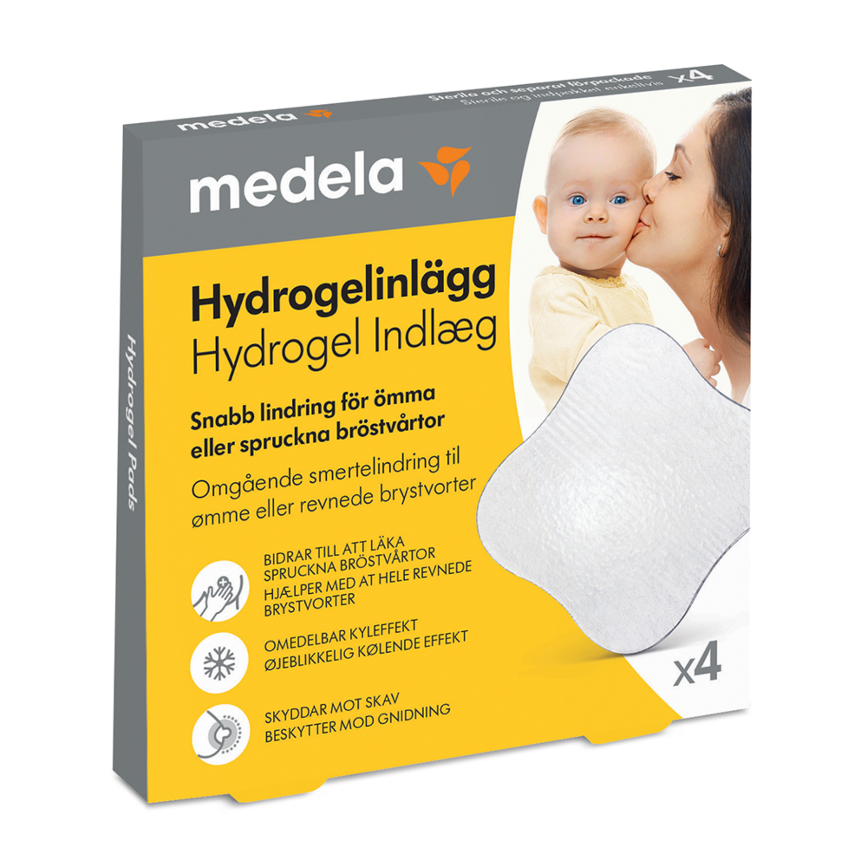 Køb Hydrogel Pads 4 stk fra Medela - Matas