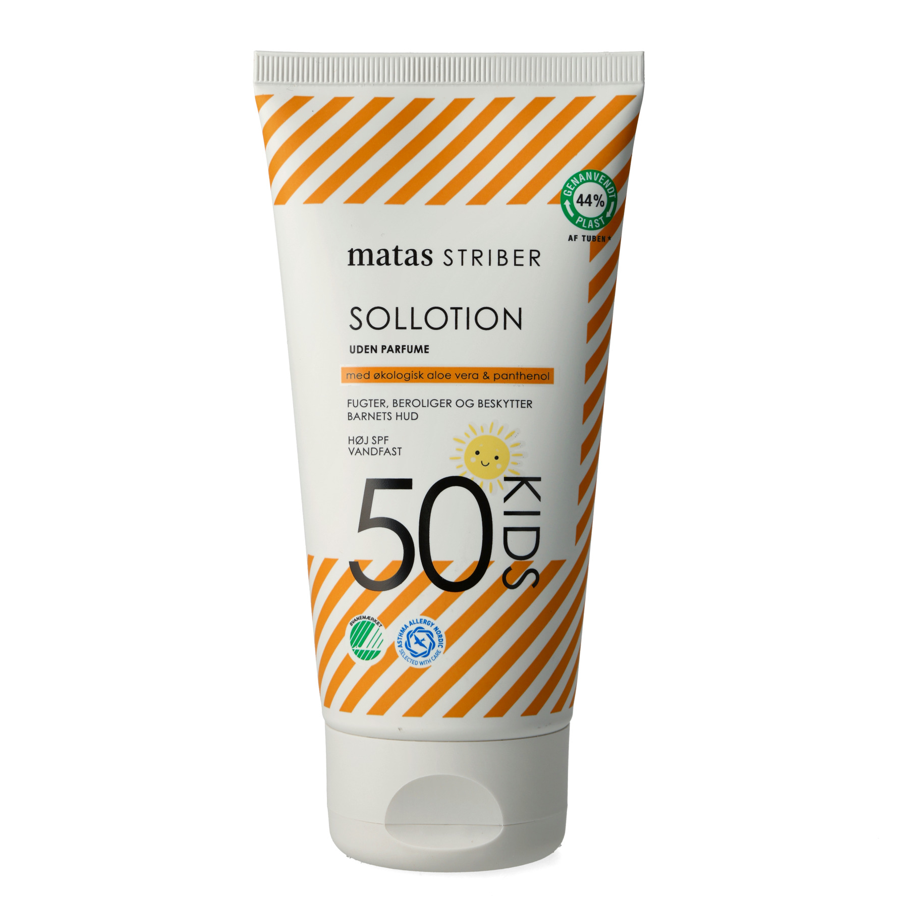 Køb Kids Sollotion SPF 50 Uden Parfume 150 ml fra Matas Striber - Matas
