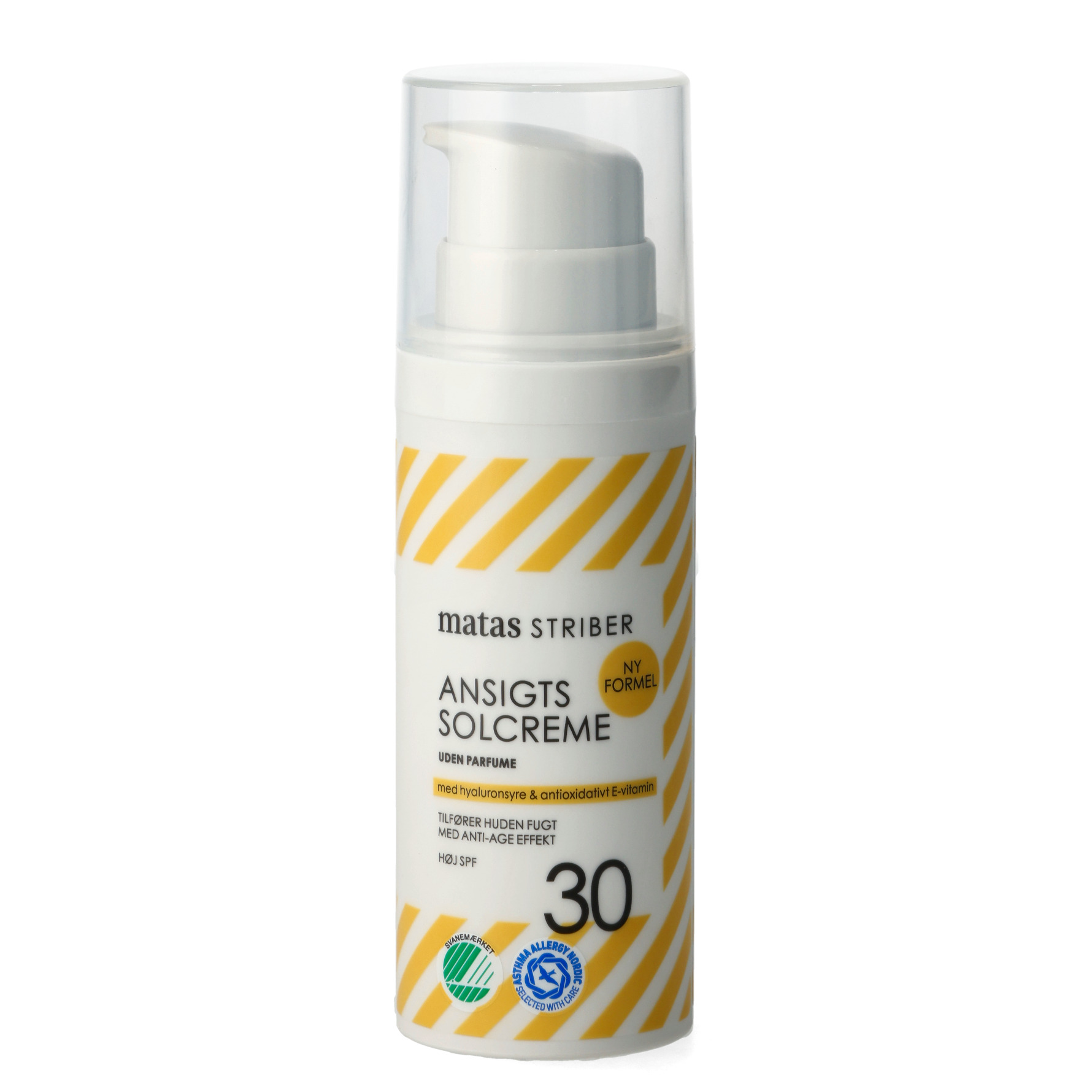 Køb Ansigts Solcreme SPF 30 Uden Parfume 50 ml fra Matas Striber - Matas