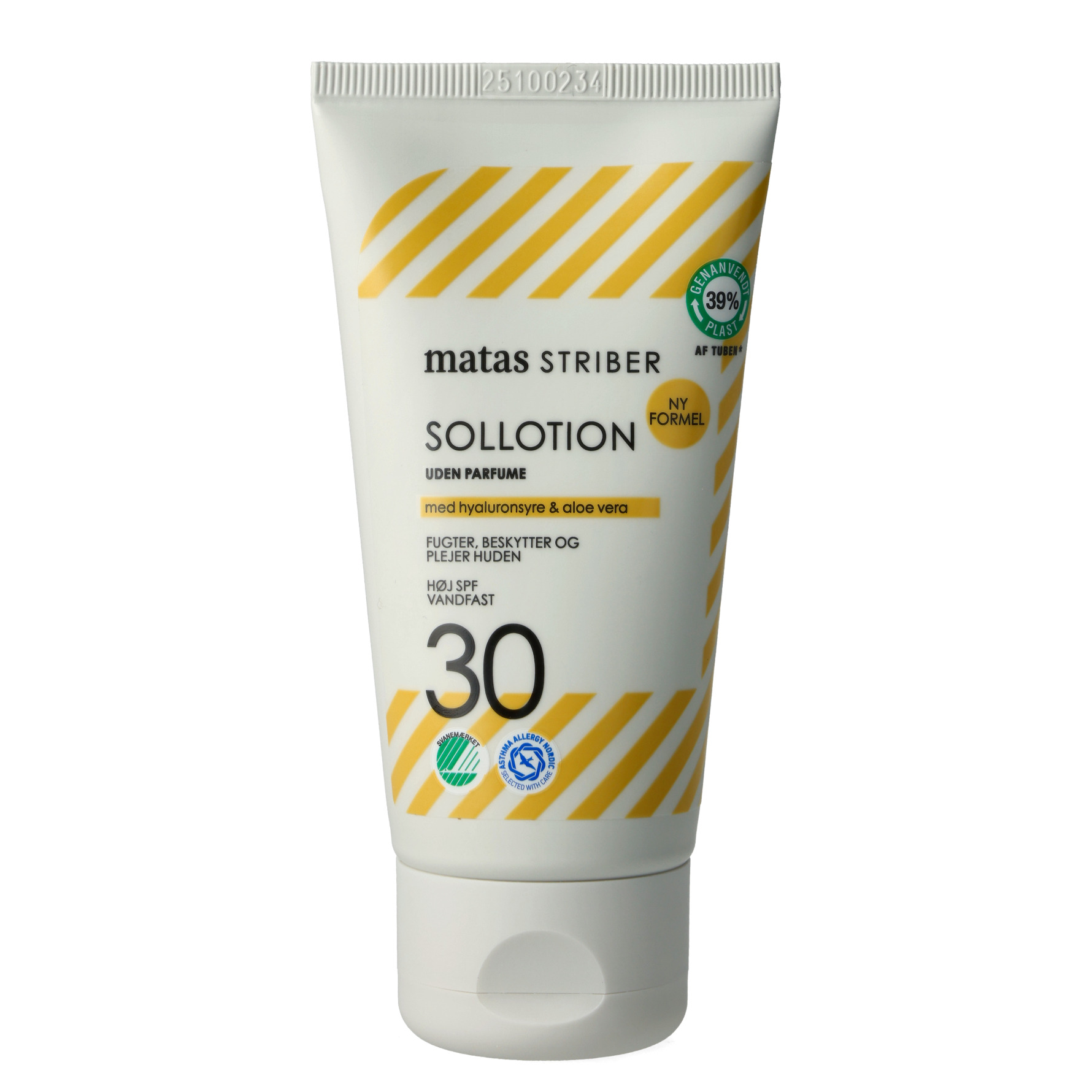 Køb Sollotion SPF 30 Uden Parfume rejsestr. 80 ml fra Matas Striber - Matas