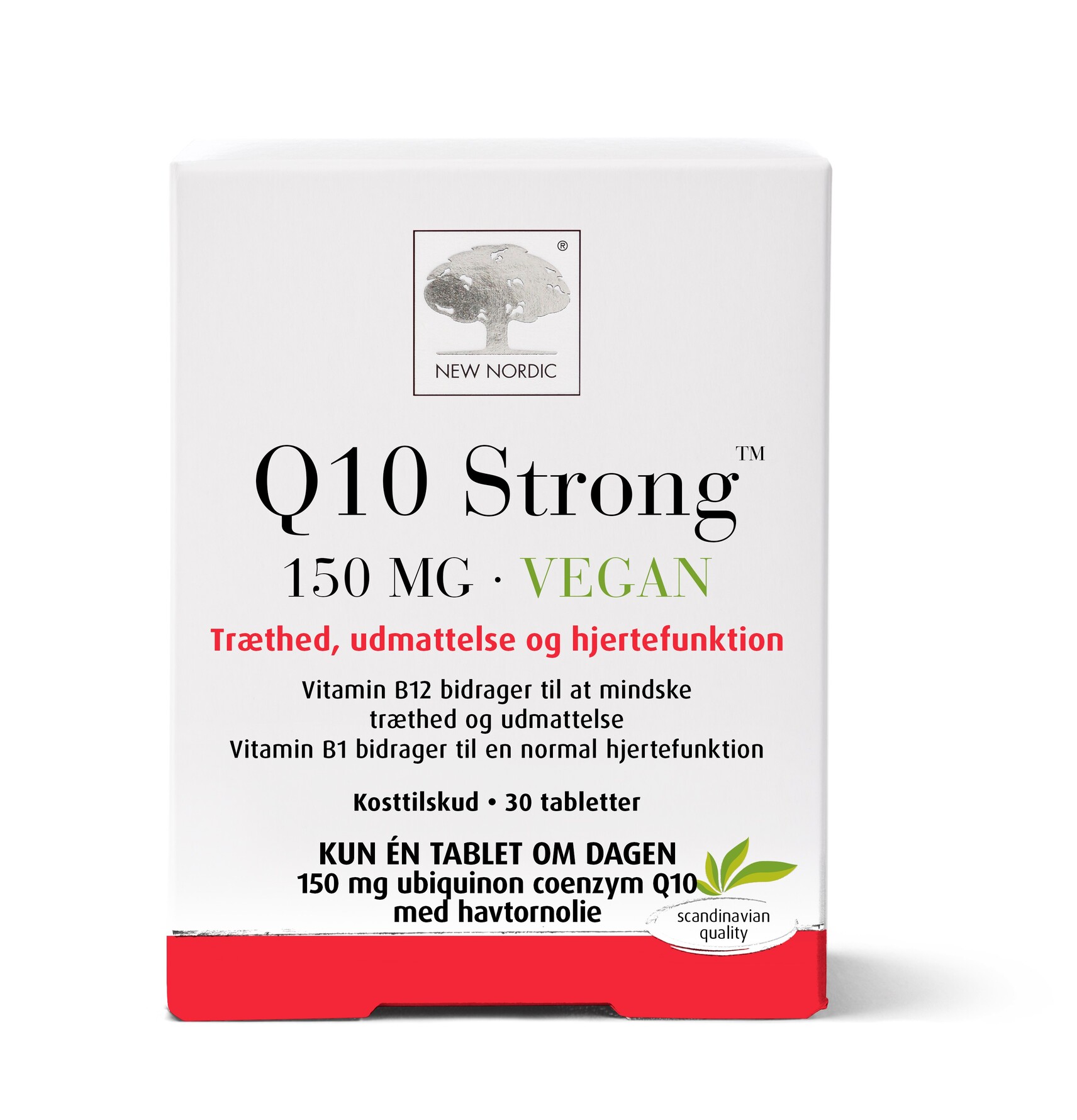 Køb Q10 Strong 30 tabl fra New Nordic - Matas