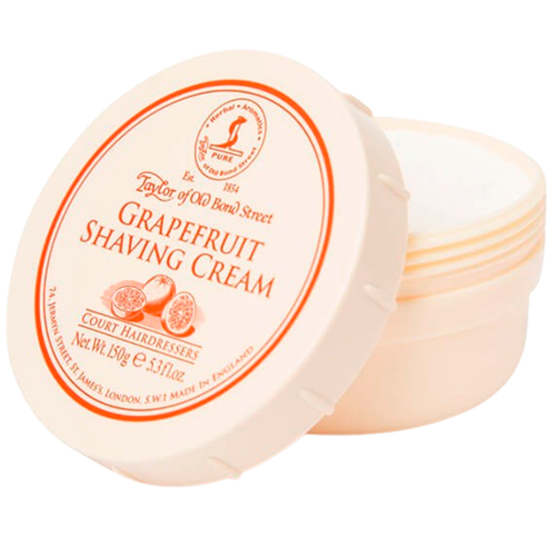 Køb Barbercreme 150 g Grapefrugt fra Taylor Of Old Bond Street - Matas