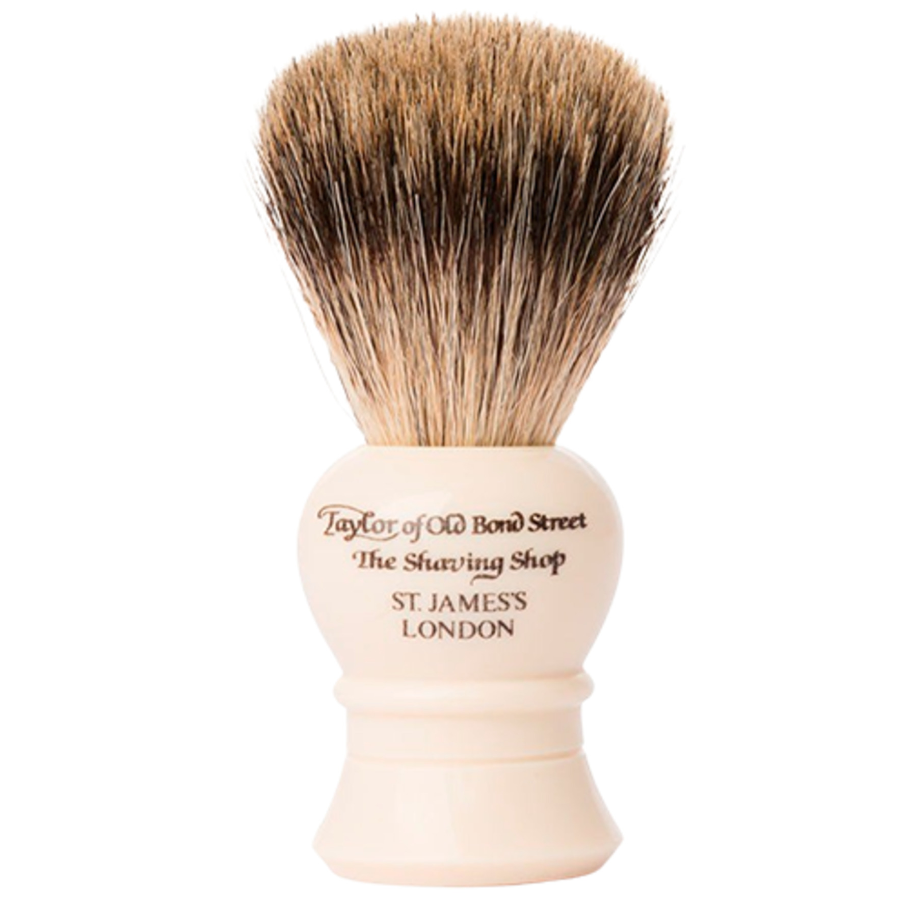 Køb Barberkost 9.5 cm, Str. S Ivory, Pure Badger fra Taylor Of Old Bond ...