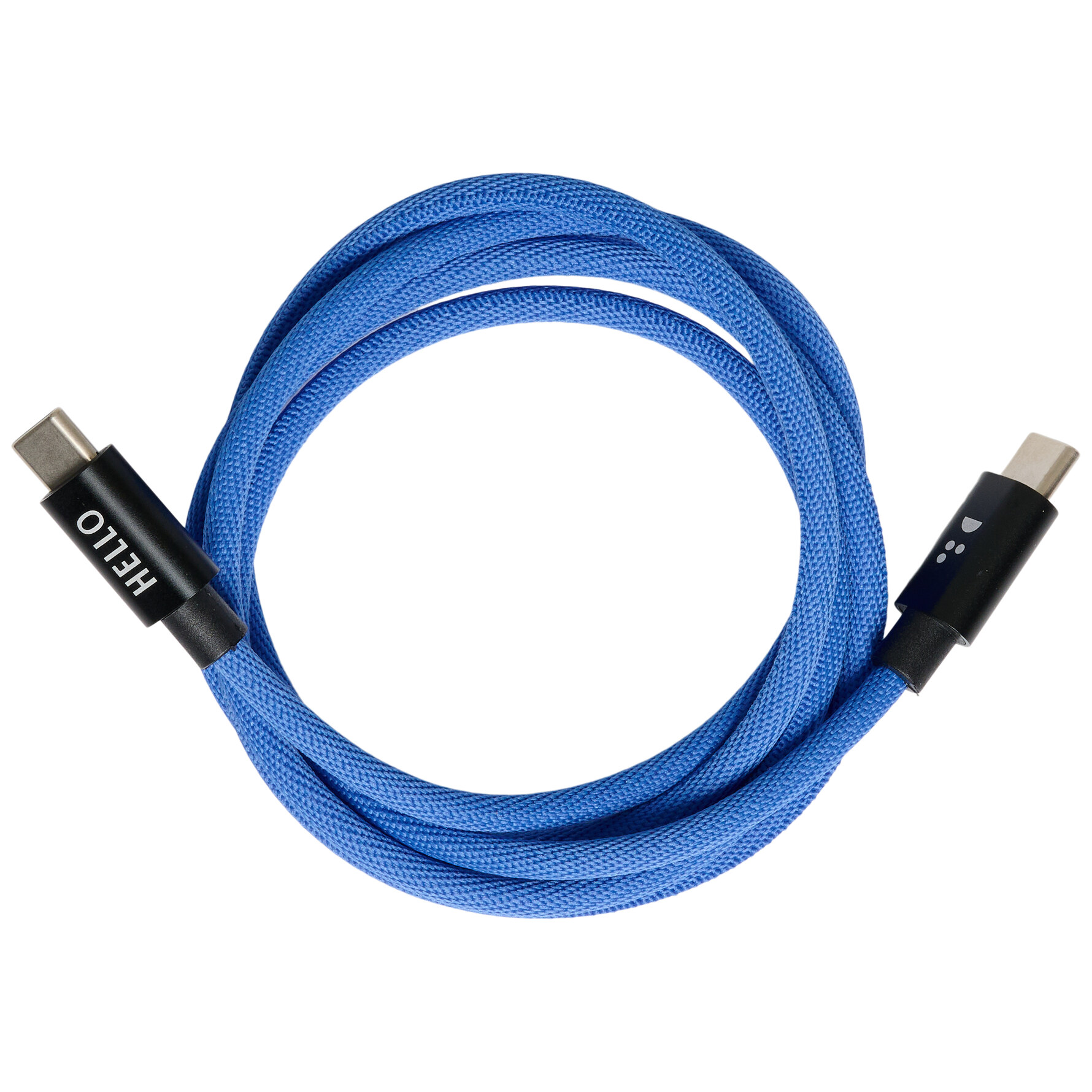 Køb USB-C to USB-C Cable Cobolt Blå 1 m fra Design Letters - Matas