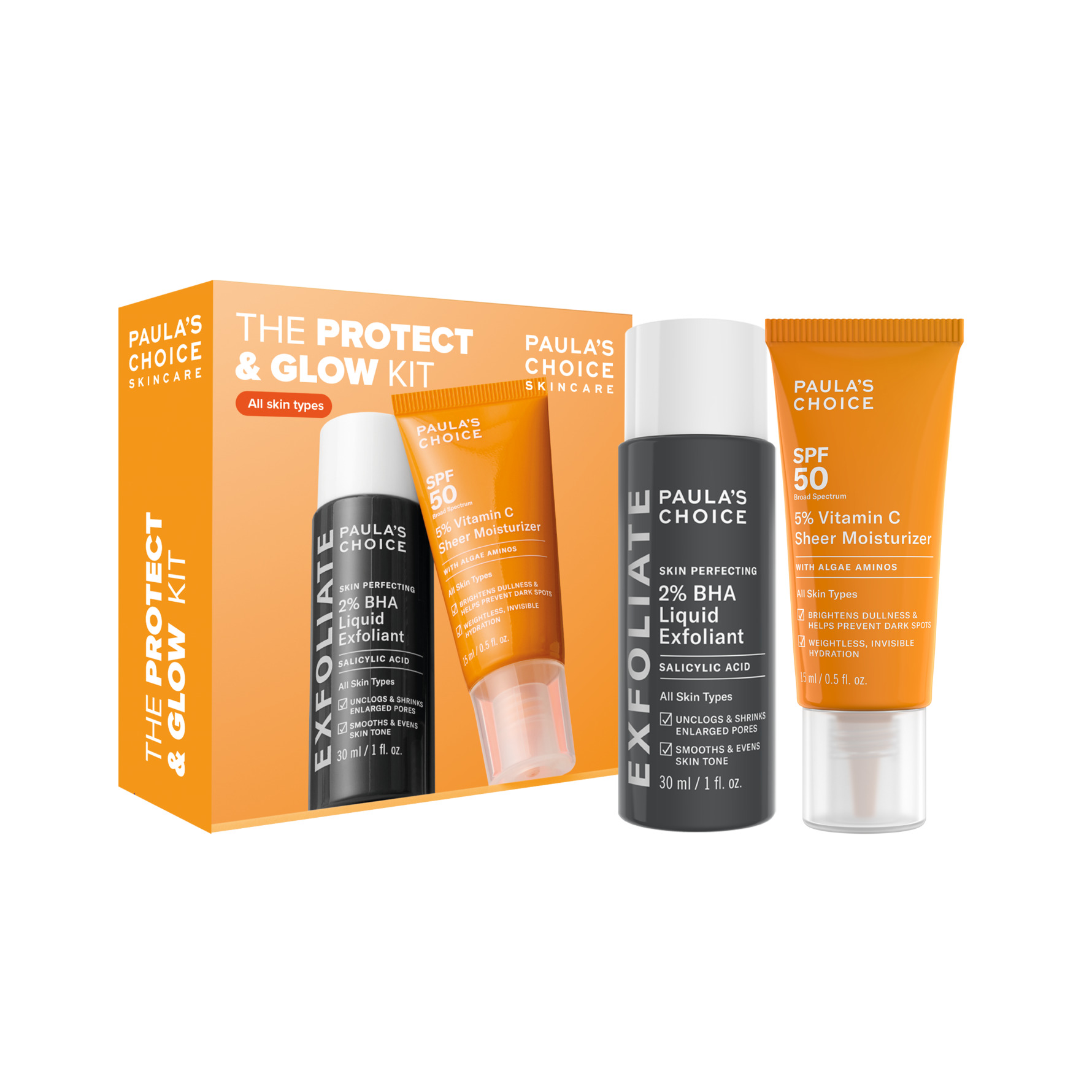 Køb The Protect & Glow Kit 30 ml fra Paula's Choice - Matas