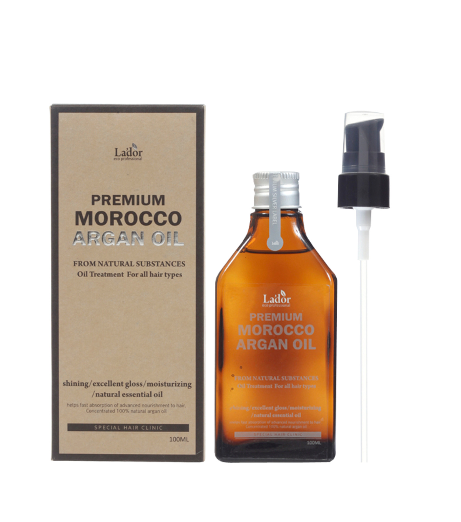 Køb Premium Morocco Argan Hair Oil 100 ml fra La’dor - Matas