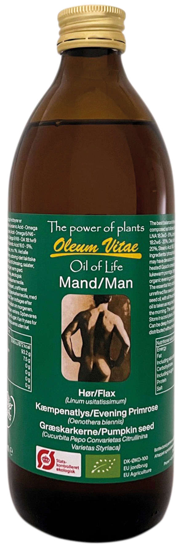 Køb Mænd Olie Ø 500 ml fra Oil of Life - Matas