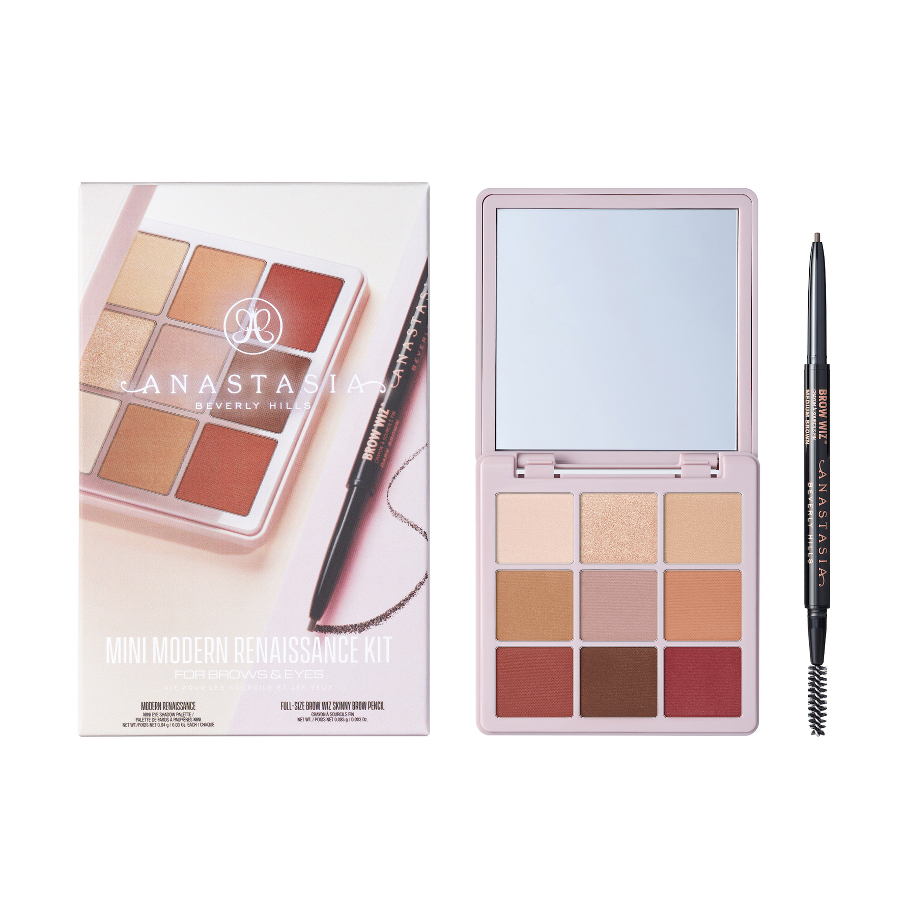 Mini Modern Renaissance + Brow Wiz Kit - Anastasia Beverly Hills - KICKS