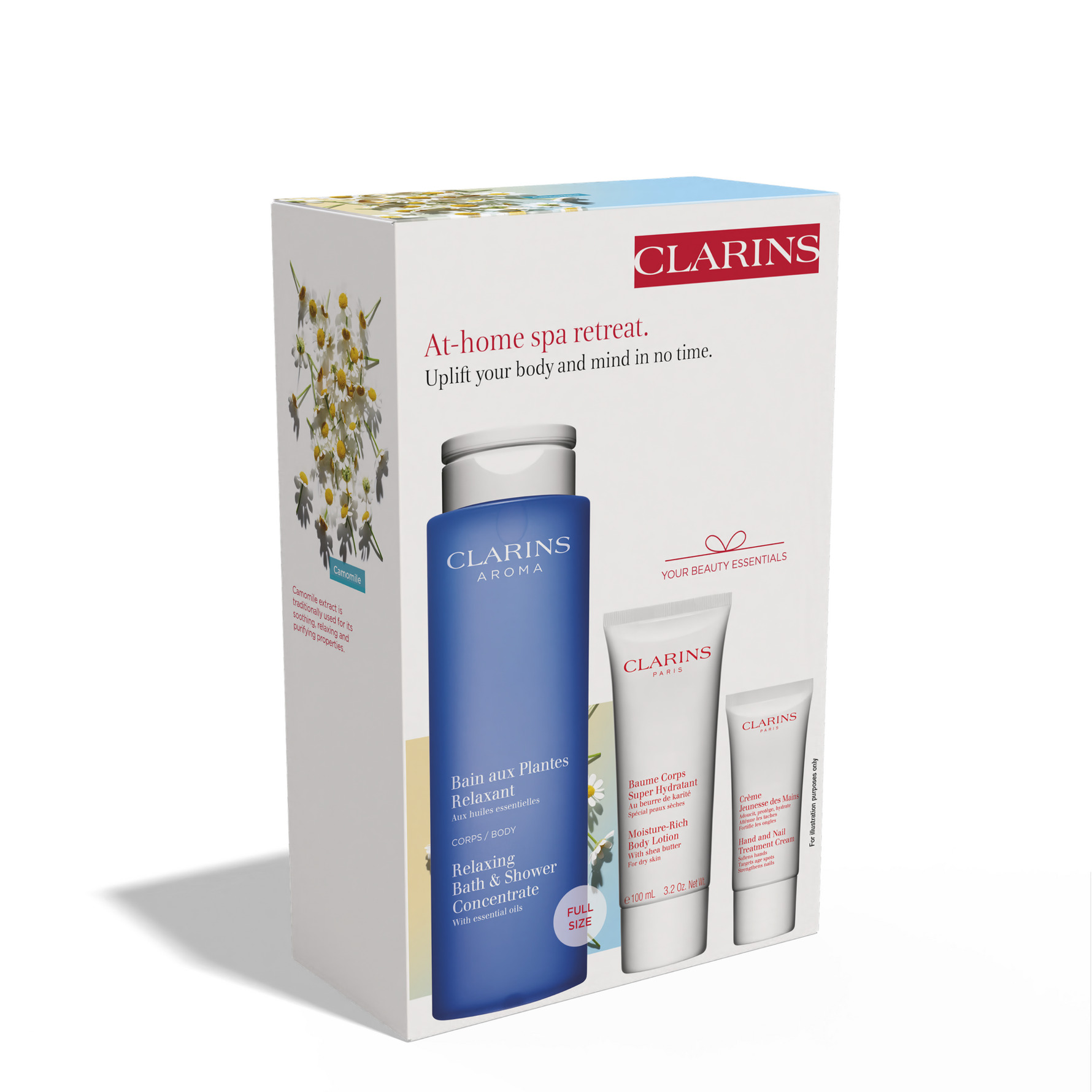Kjøp At-Home Spa Retreat Gift Box - Clarins - KICKS
