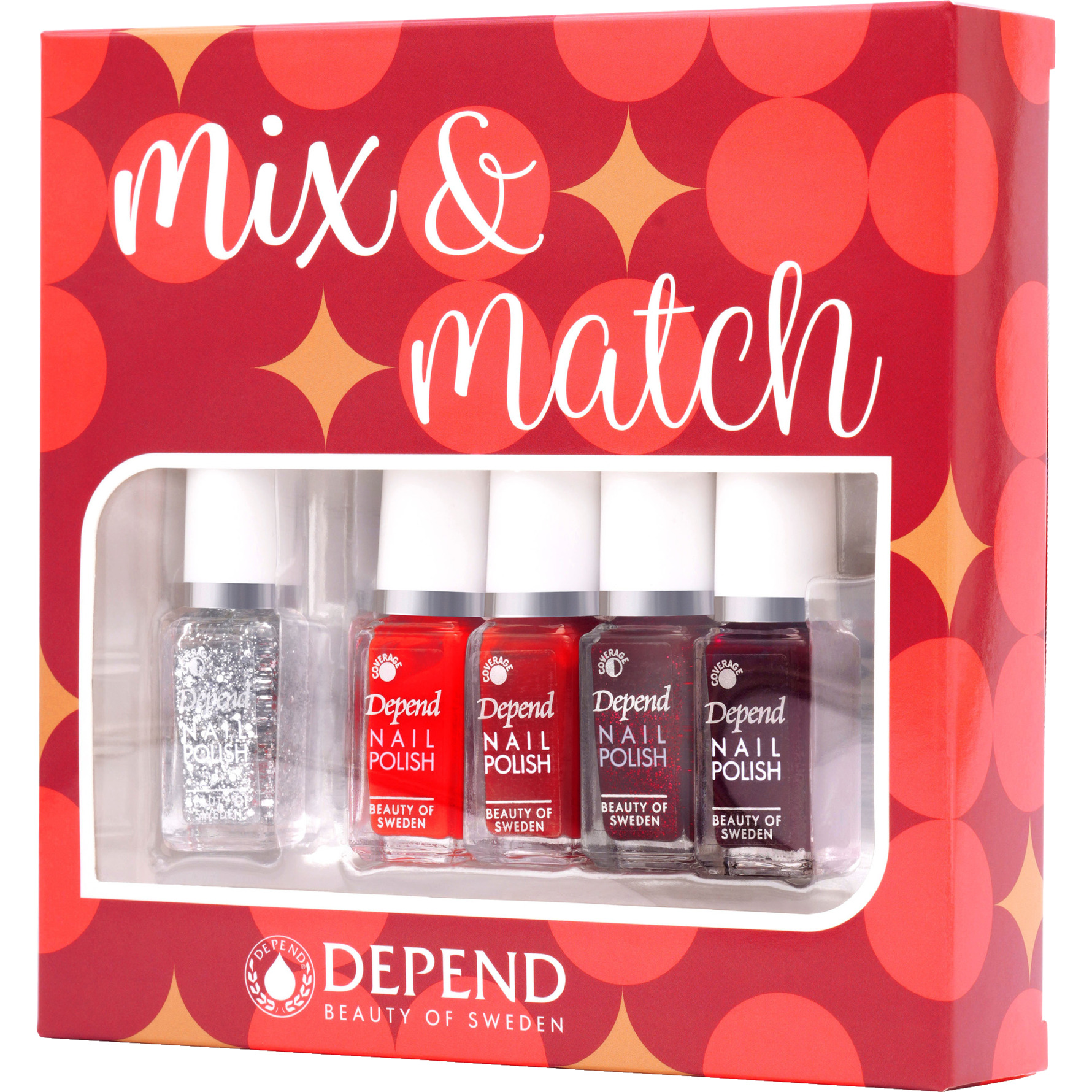 Köp Nail Polish 5-pack - Depend - KICKS