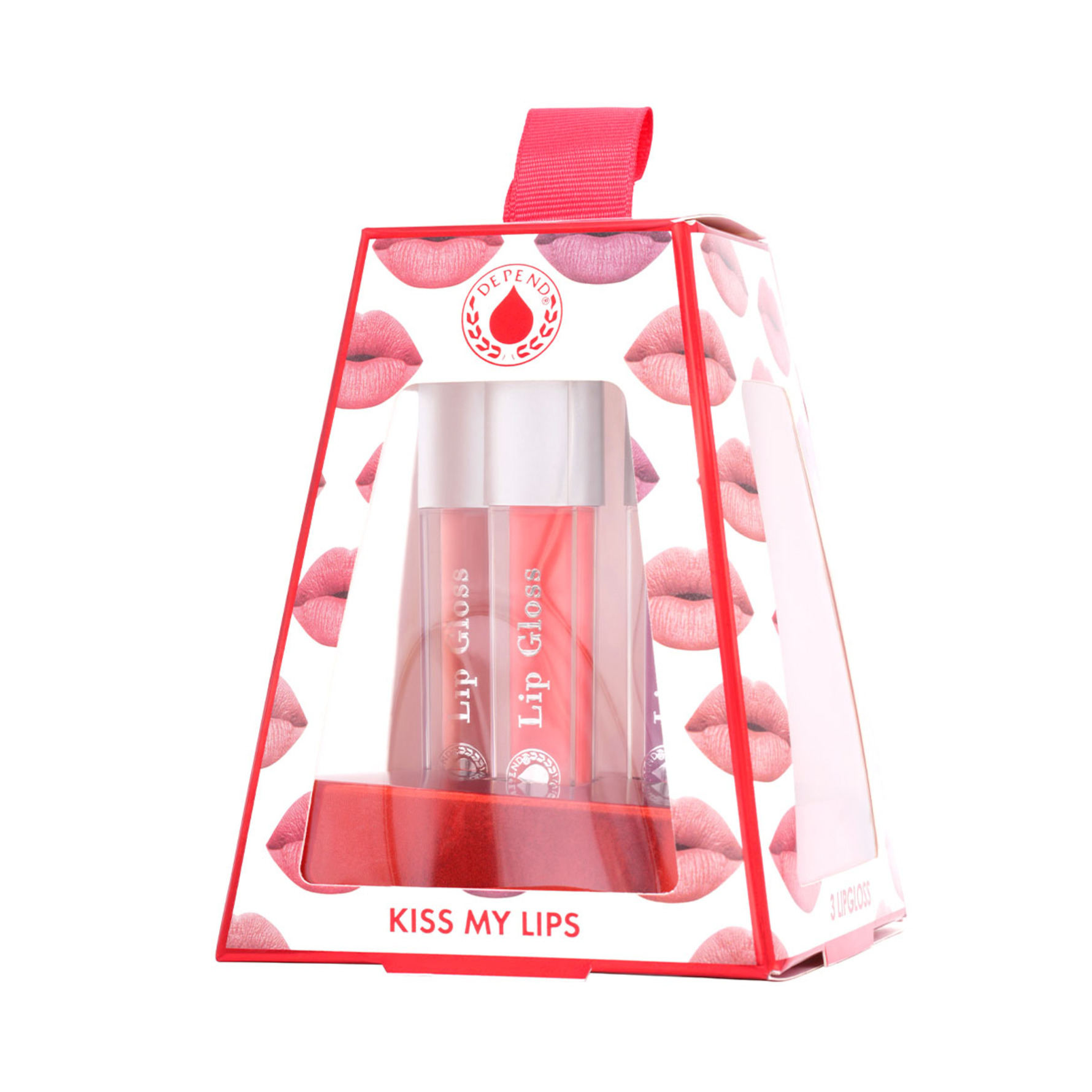 Köp Kiss My Lips Lipgloss Gift Box - Depend - KICKS