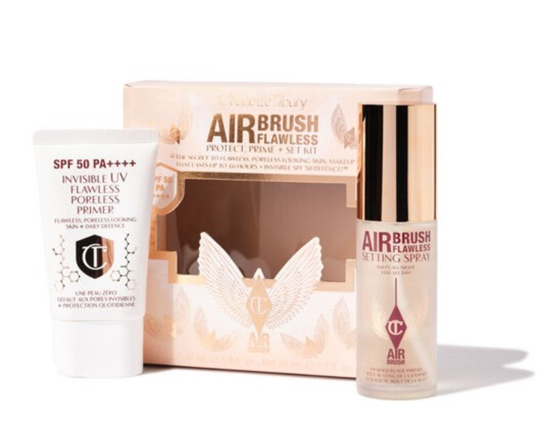 Köp Airbrush Flawless Protect, Prime + Set Kit - Charlotte Tilbury - KICKS