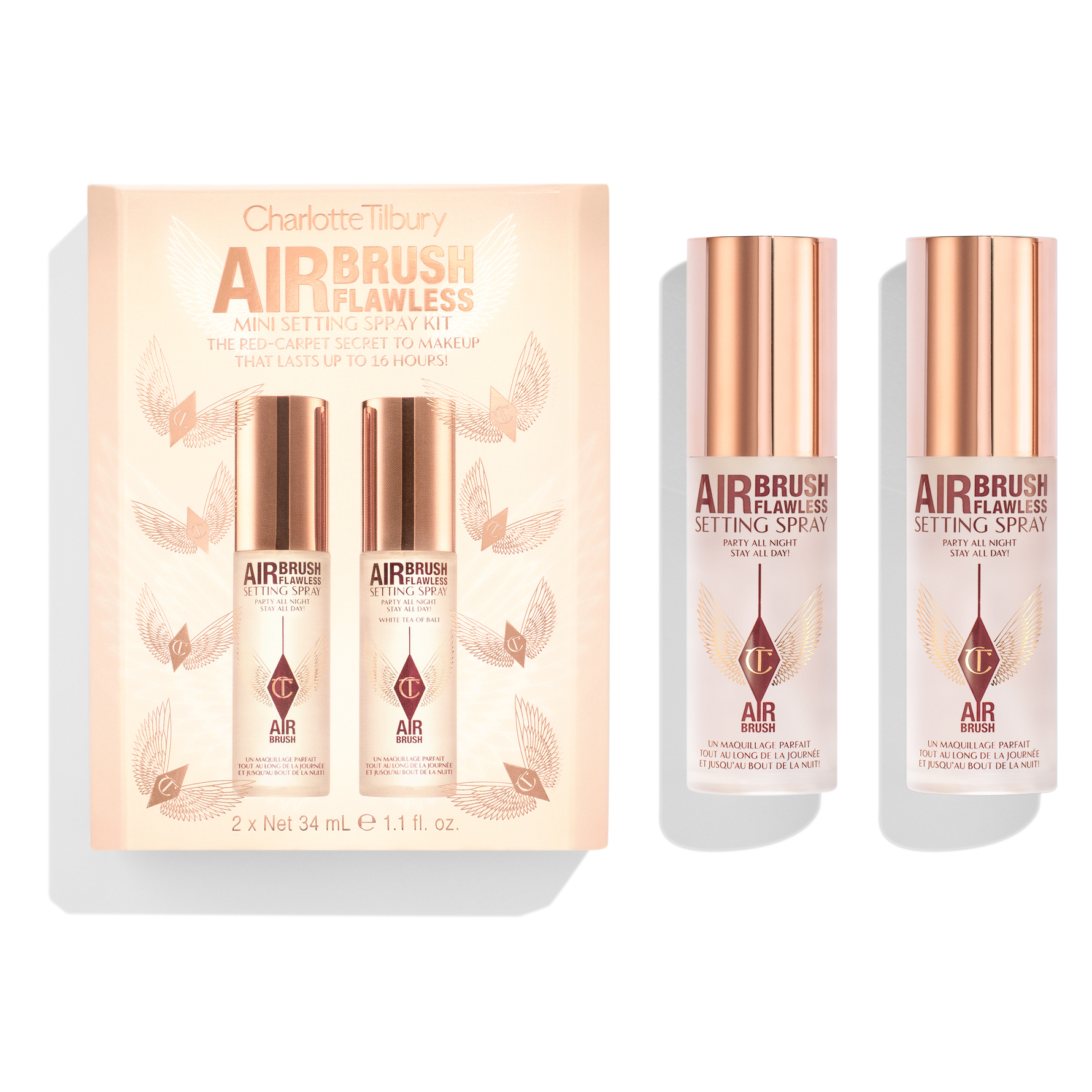 Köp Airbrush Flawless Mini Setting Spray Kit - Charlotte Tilbury - KICKS