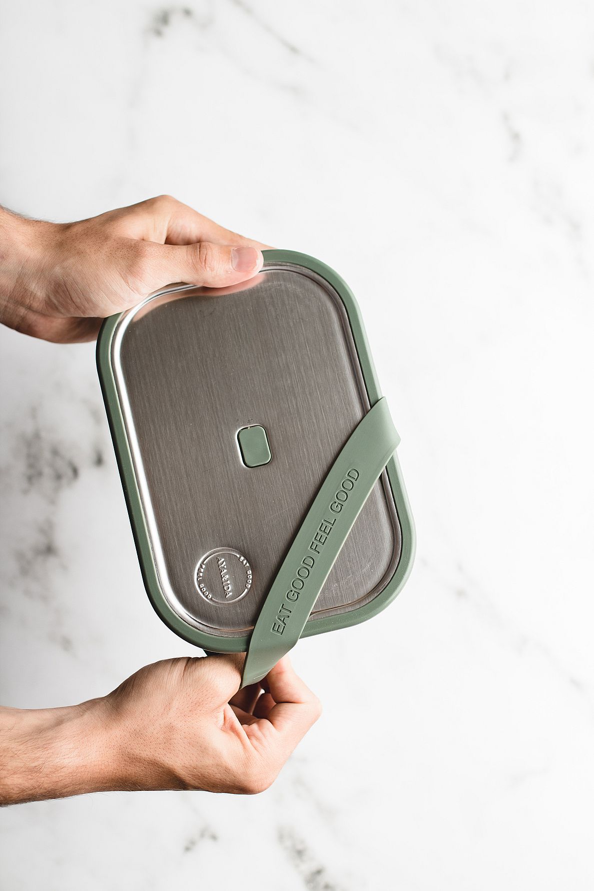 Køb Lunch Box 1000 ml Tropical Green fra AYA&IDA - Matas