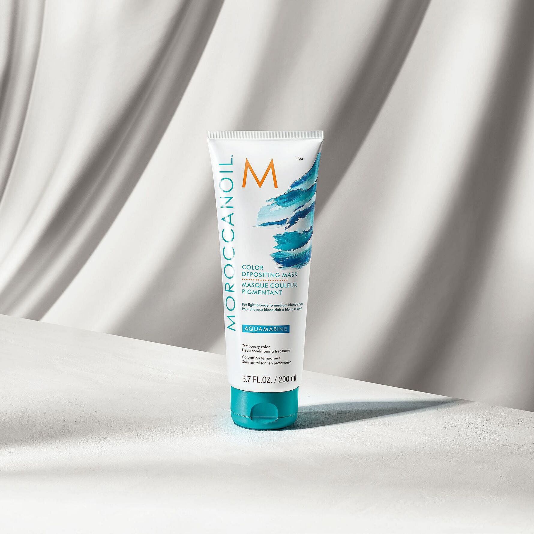 Køb Color Depositing Mask - Aquamarine 200 ml fra Moroccanoil - Matas