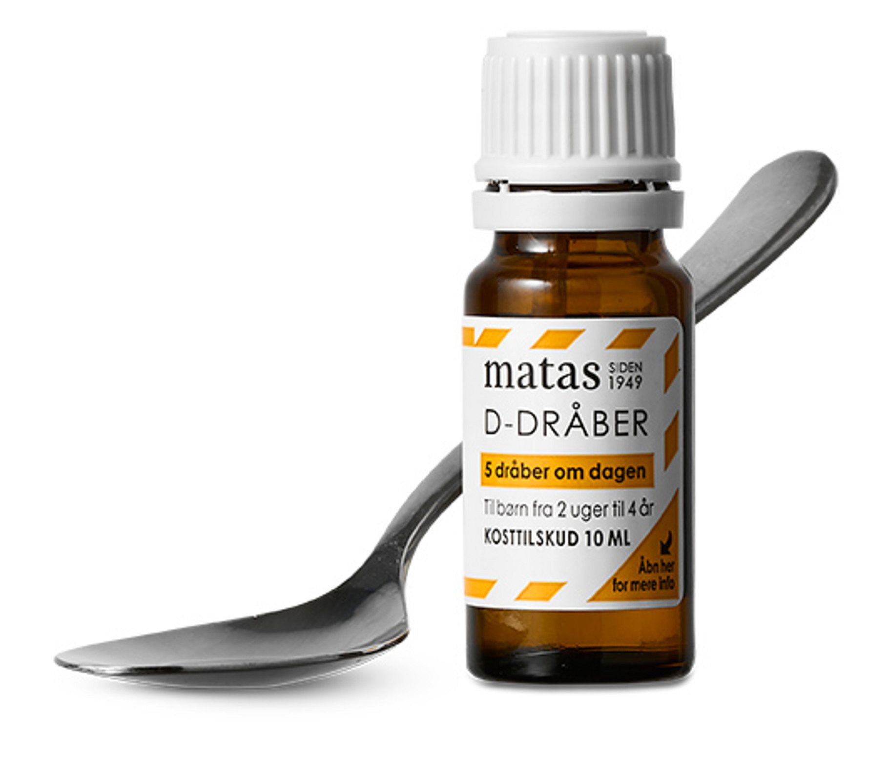 Køb D-dråber konc. 10 ml fra Matas Striber - Matas