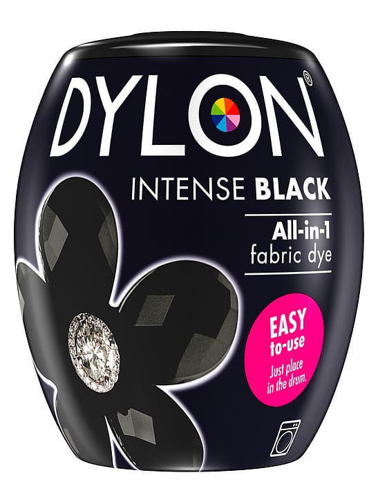 Køb Tekstilfarve 12 Intense Black fra Dylon - Matas