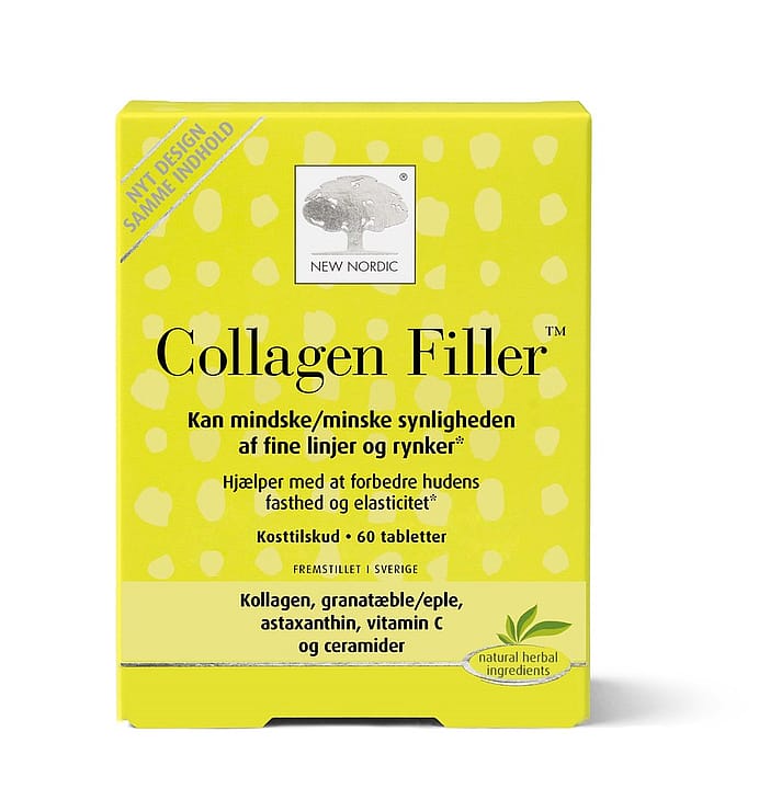 Køb Collagen Filler 60 tabl. fra New Nordic - Matas
