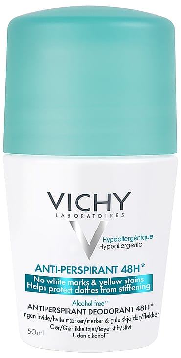 Køb Anti-trace Antiperspirant Deodorant Roll-On 48T 50 ml fra Vichy - Matas
