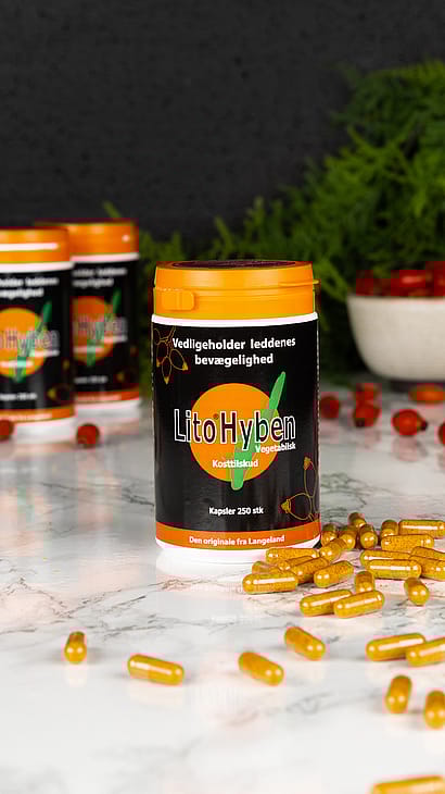 Køb Lito® Hyben Pulver Vegetabilsk 250 kaps. fra Hyben Vital - Matas