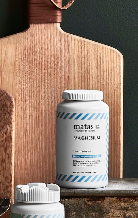 Køb Matas Striber Magnesium 200 mg 300 tabl - Matas