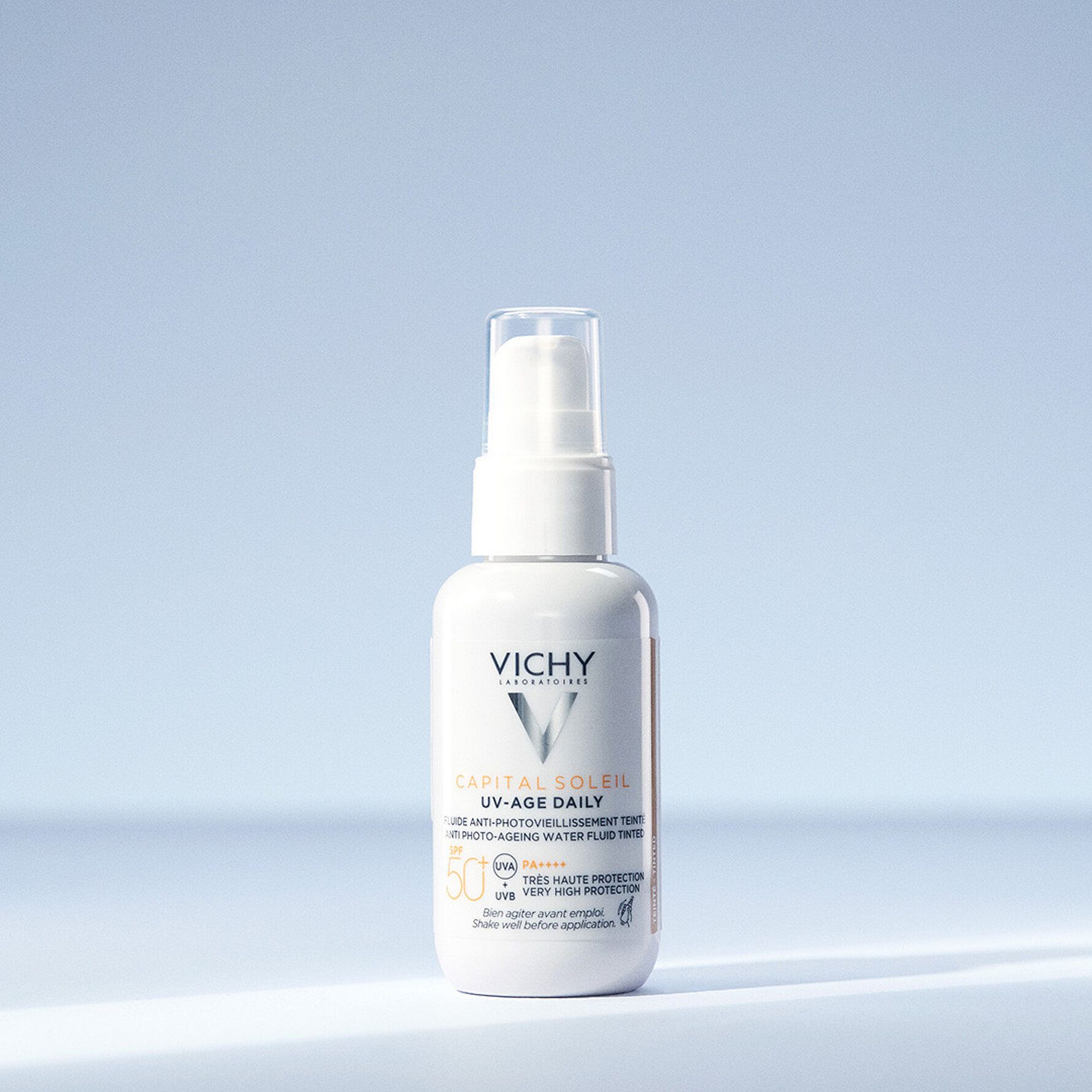 Køb CS Face UVAge TintLight SPF50+ 40 ml fra Vichy - Matas