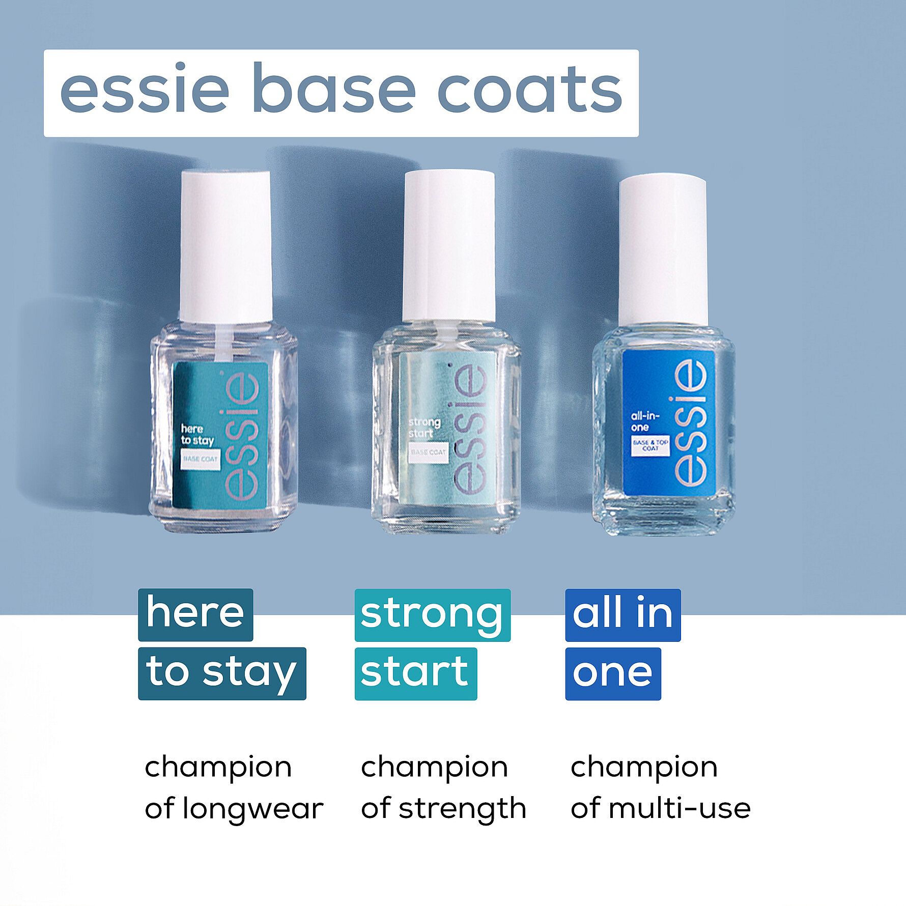 Køb Strong Start Base Coat As Strong as it Gets fra essie - Matas