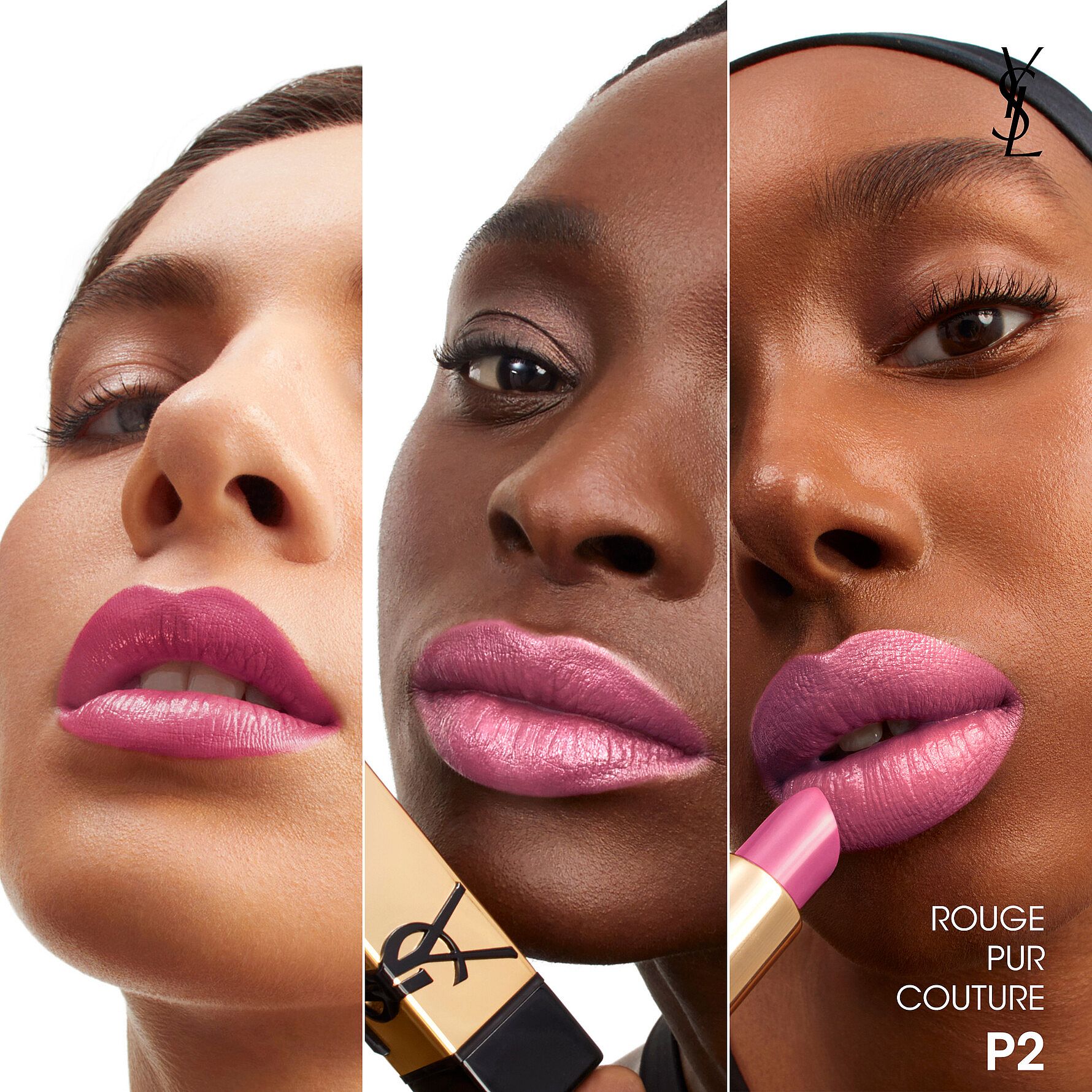 Køb Rouge Pur Couture Pure Color-In-Care Satin Lipstick P2 Rose No ...