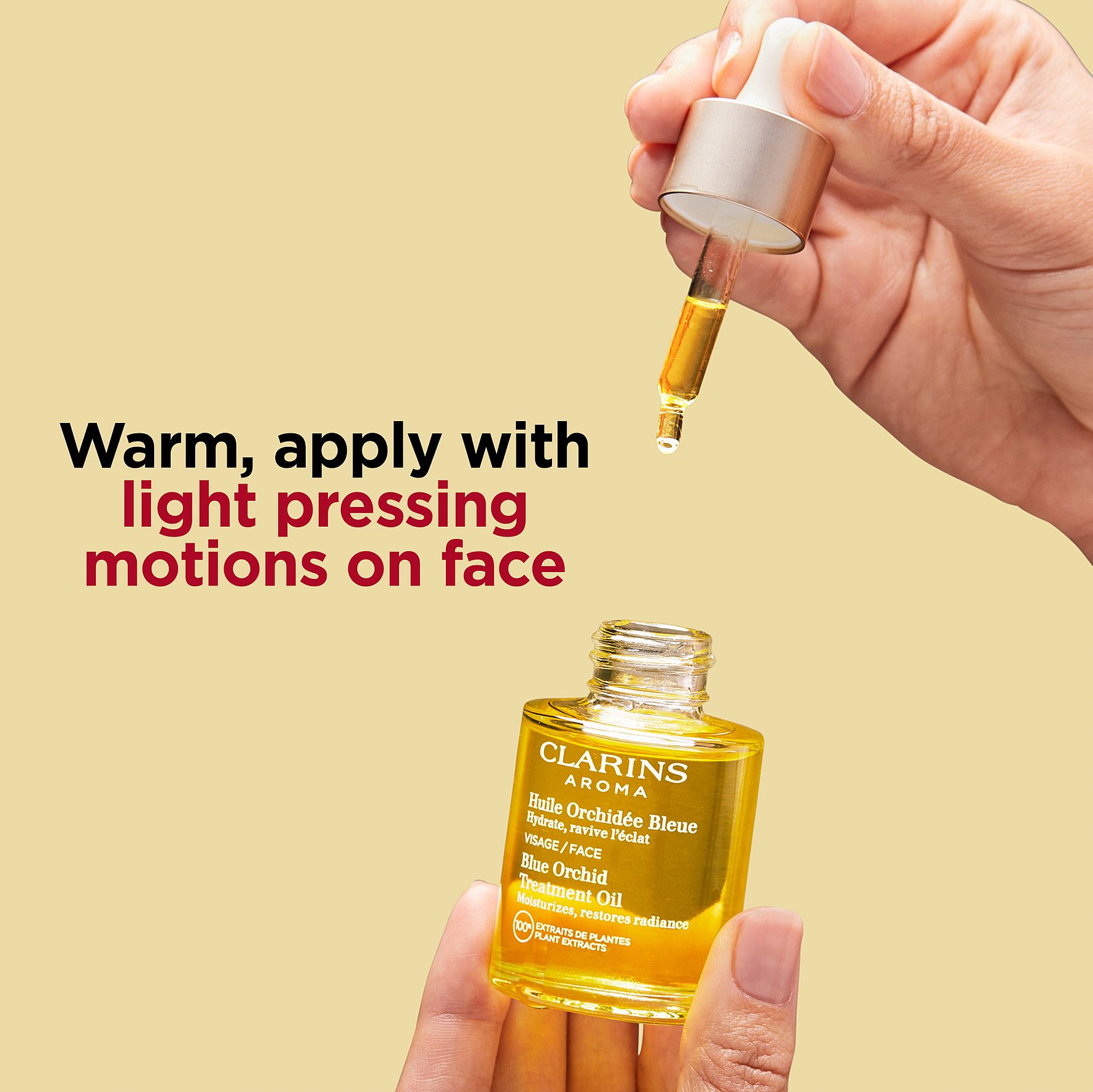 Køb Face Treatment Oil Blue Orchid, 30 ml fra Clarins - Matas