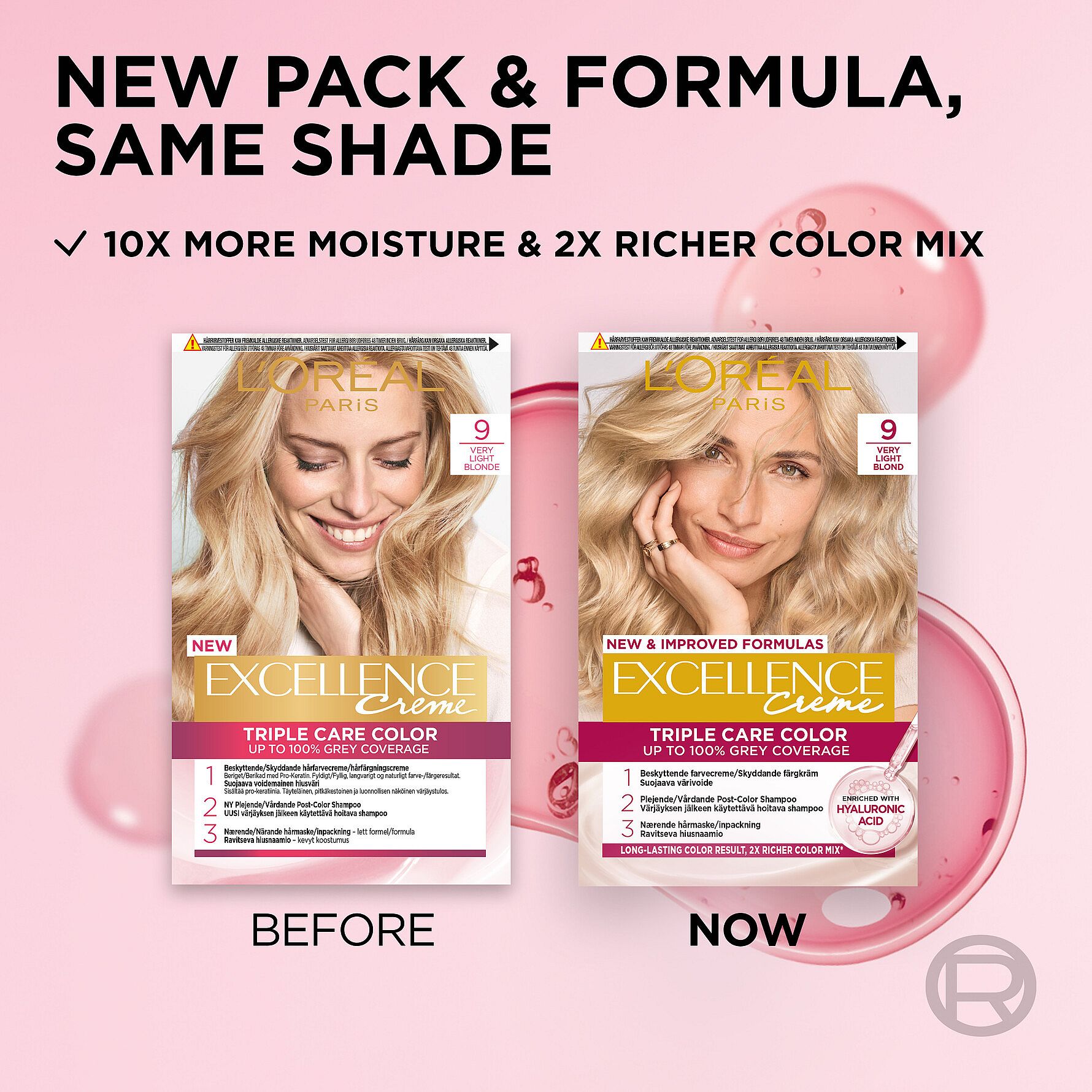 Køb Excellence Creme 9.0 Very Light Blond fra L'Oréal Paris - Matas