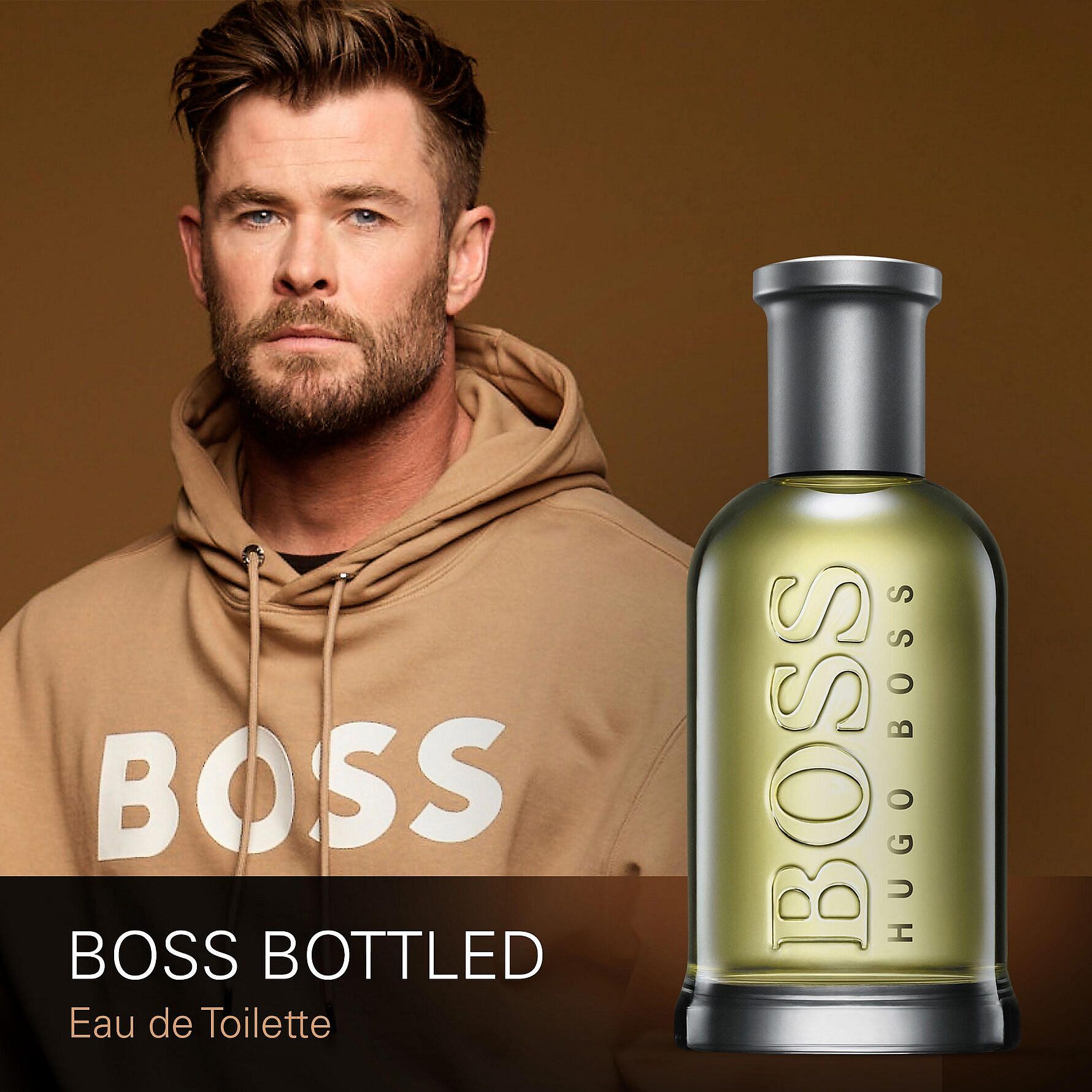 Køb Bottled Eau de Toilette for Men 100 ml fra Hugo Boss - Matas