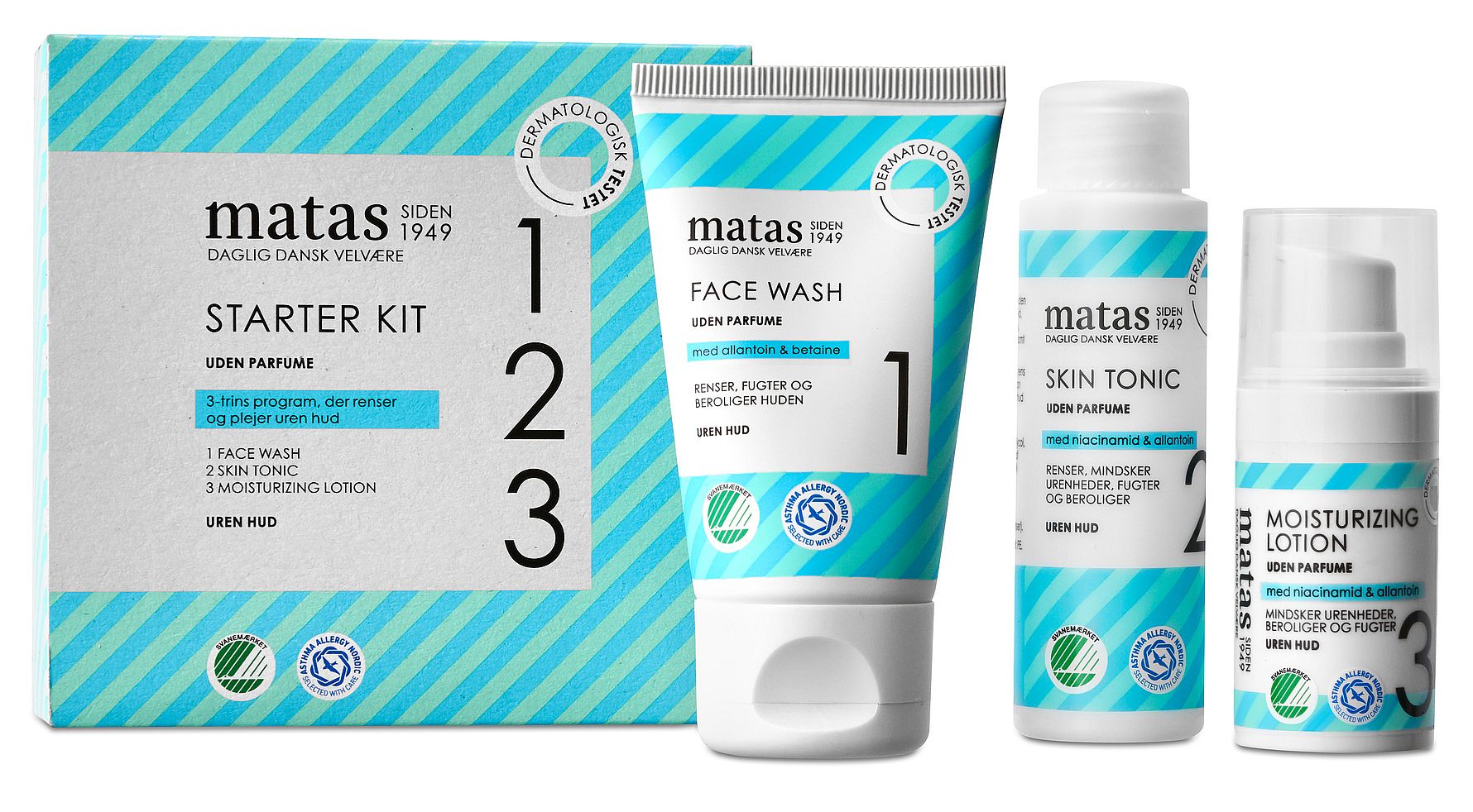 Køb Starter Kit til Uren Hud Uden Parfume fra Matas Striber - Matas